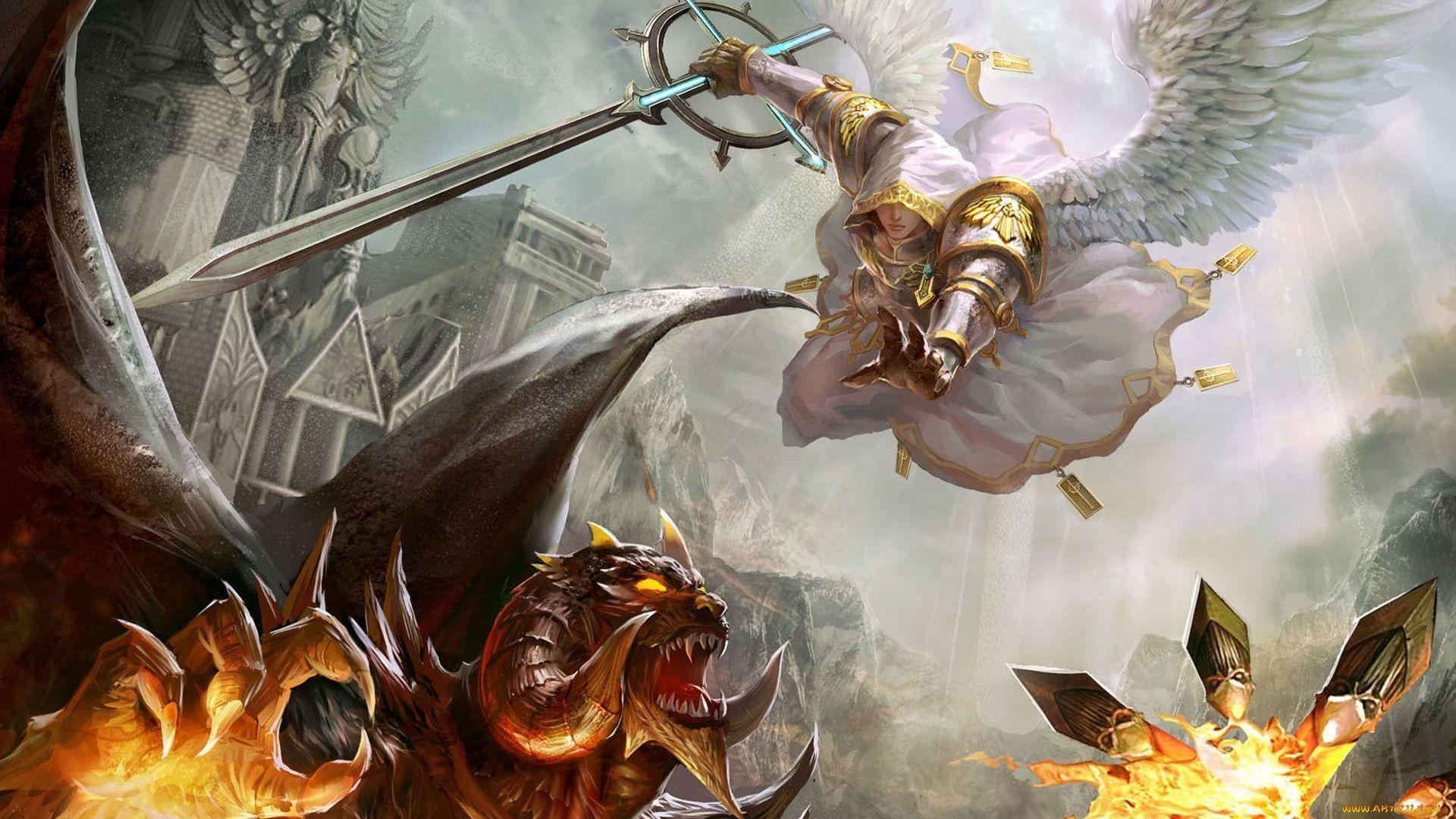 Angel And Devil Wallpapers - Top Free Angel And Devil Backgrounds ...