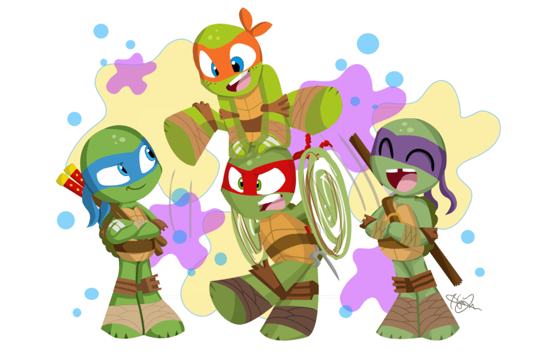TMNT Chibi Wallpapers - Top Free TMNT Chibi Backgrounds - WallpaperAccess