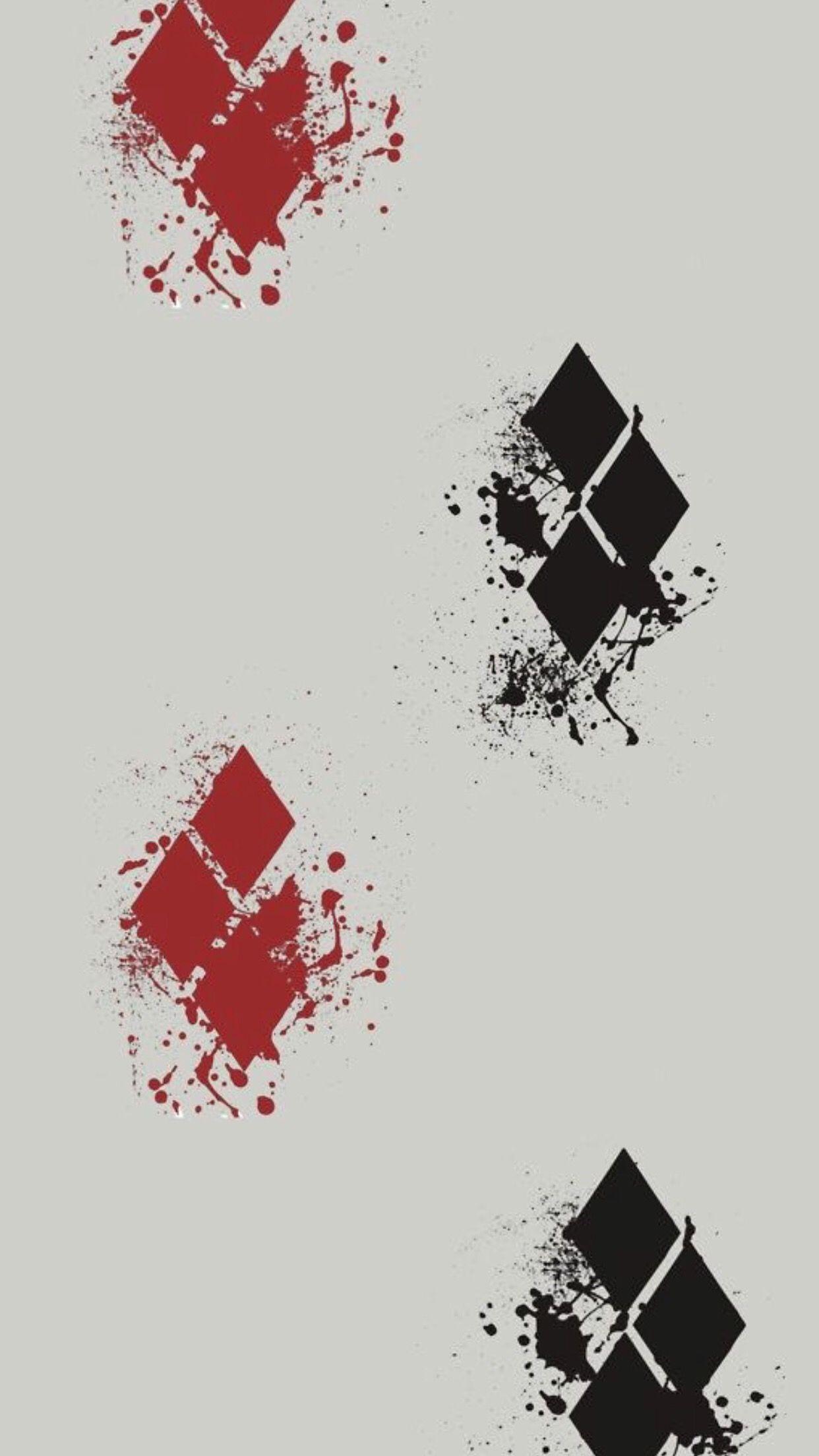 Harley Quinn Symbol Wallpapers - Top Free Harley Quinn Symbol ...