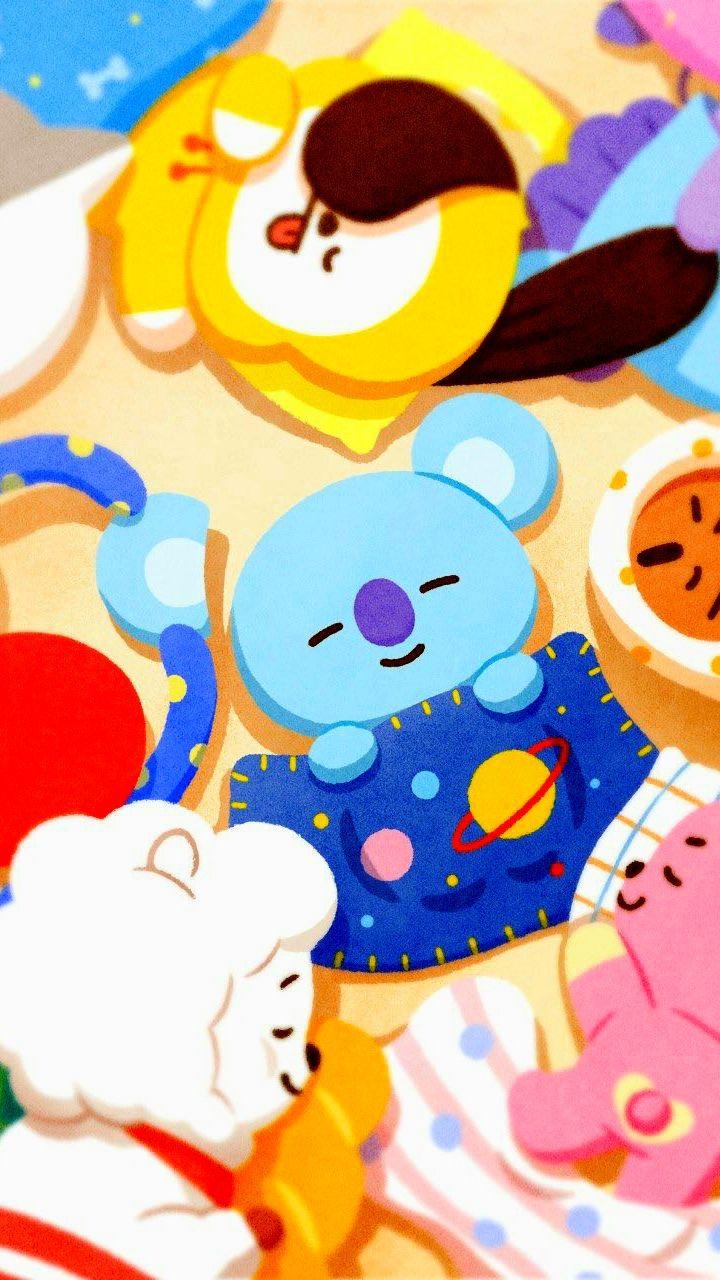 Mang BT21 Wallpapers - Top Free Mang BT21 Backgrounds - WallpaperAccess