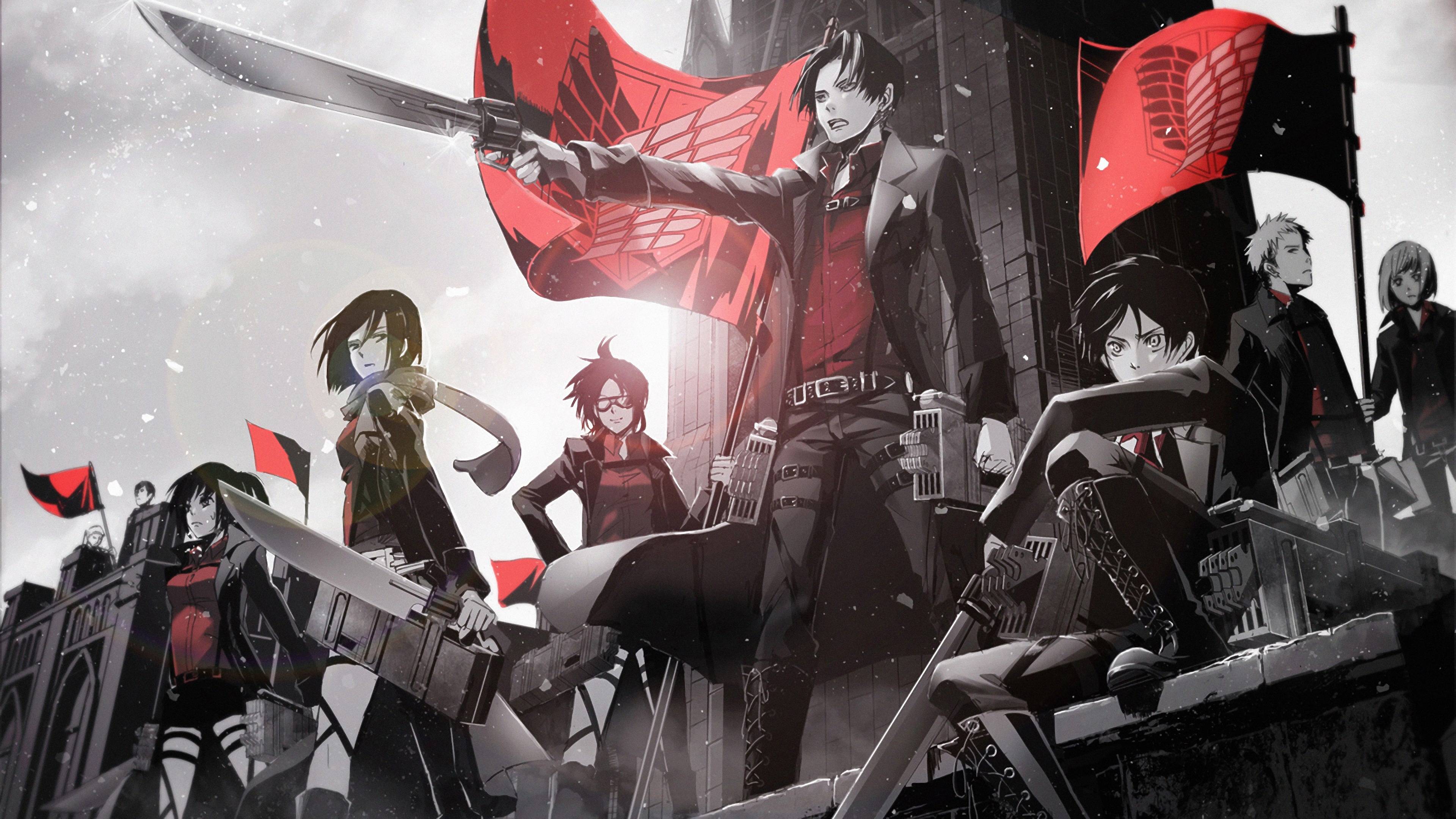 Levi and Mikasa Wallpapers - Top Free Levi and Mikasa Backgrounds ...