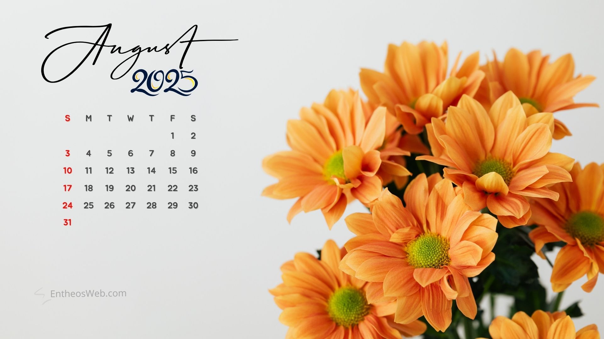 August 2025 Calendar Wallpapers - Top Free August 2025 Calendar ...