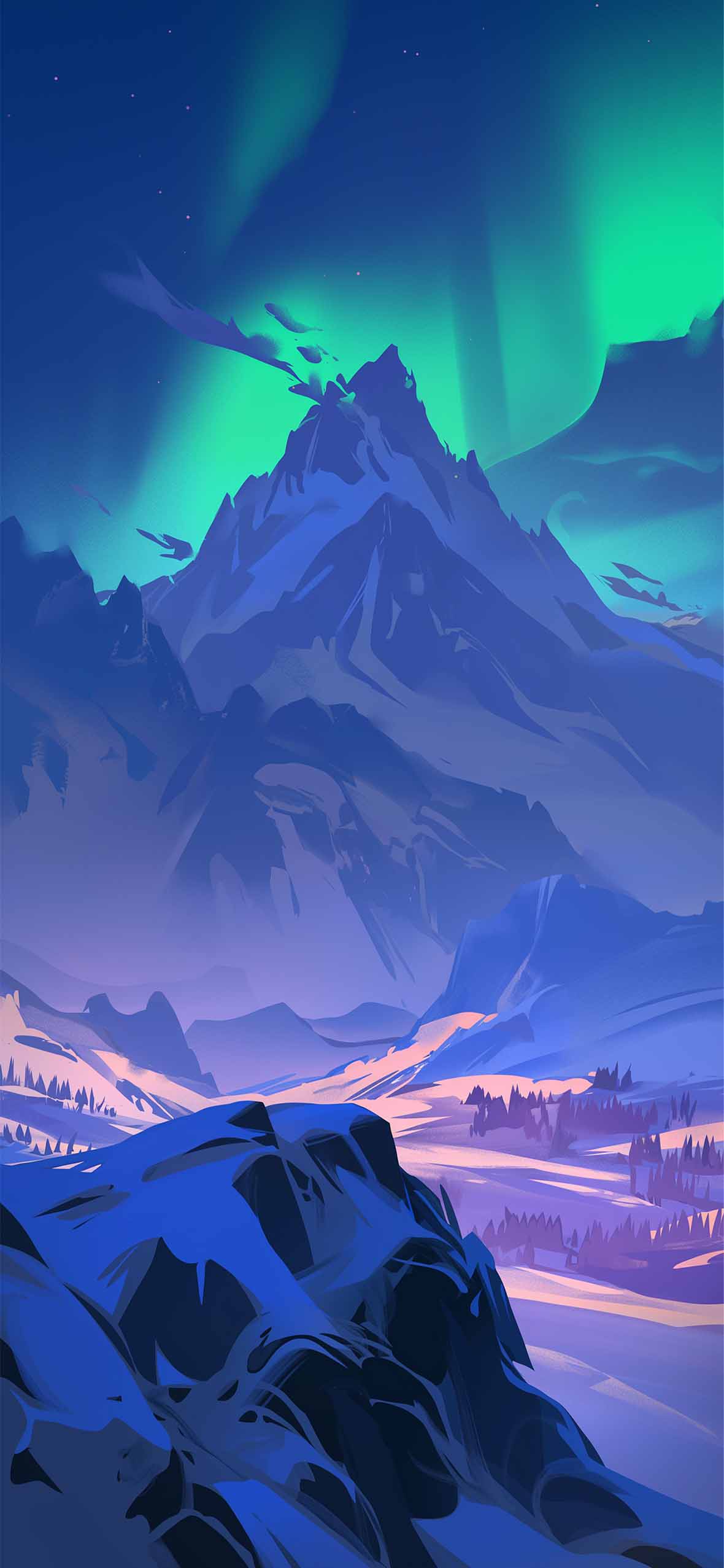 Aurora Forest Wallpapers - Top Free Aurora Forest Backgrounds ...