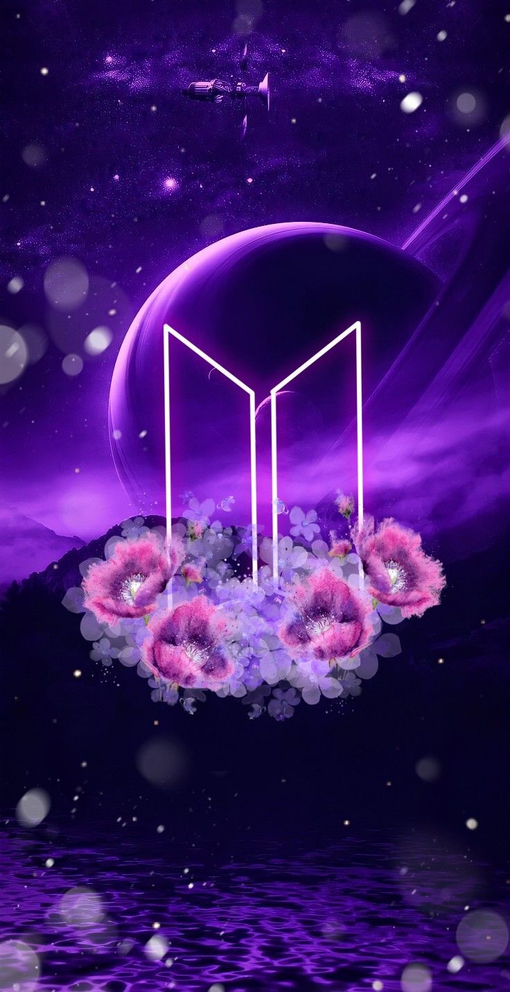 Bts Logo Purple Wallpapers - Top Free Bts Logo Purple Backgrounds ...