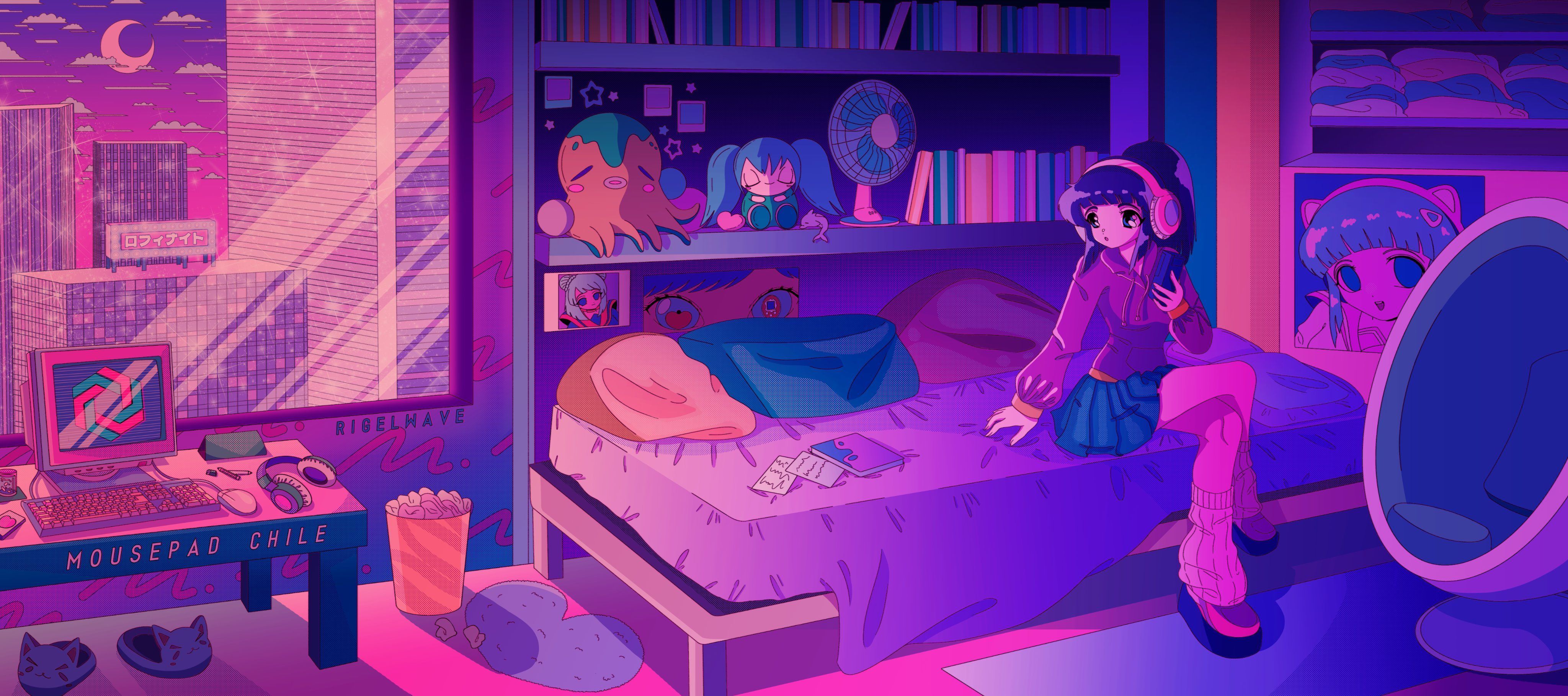 Anime RGB Wallpapers - Top Free Anime RGB Backgrounds - WallpaperAccess