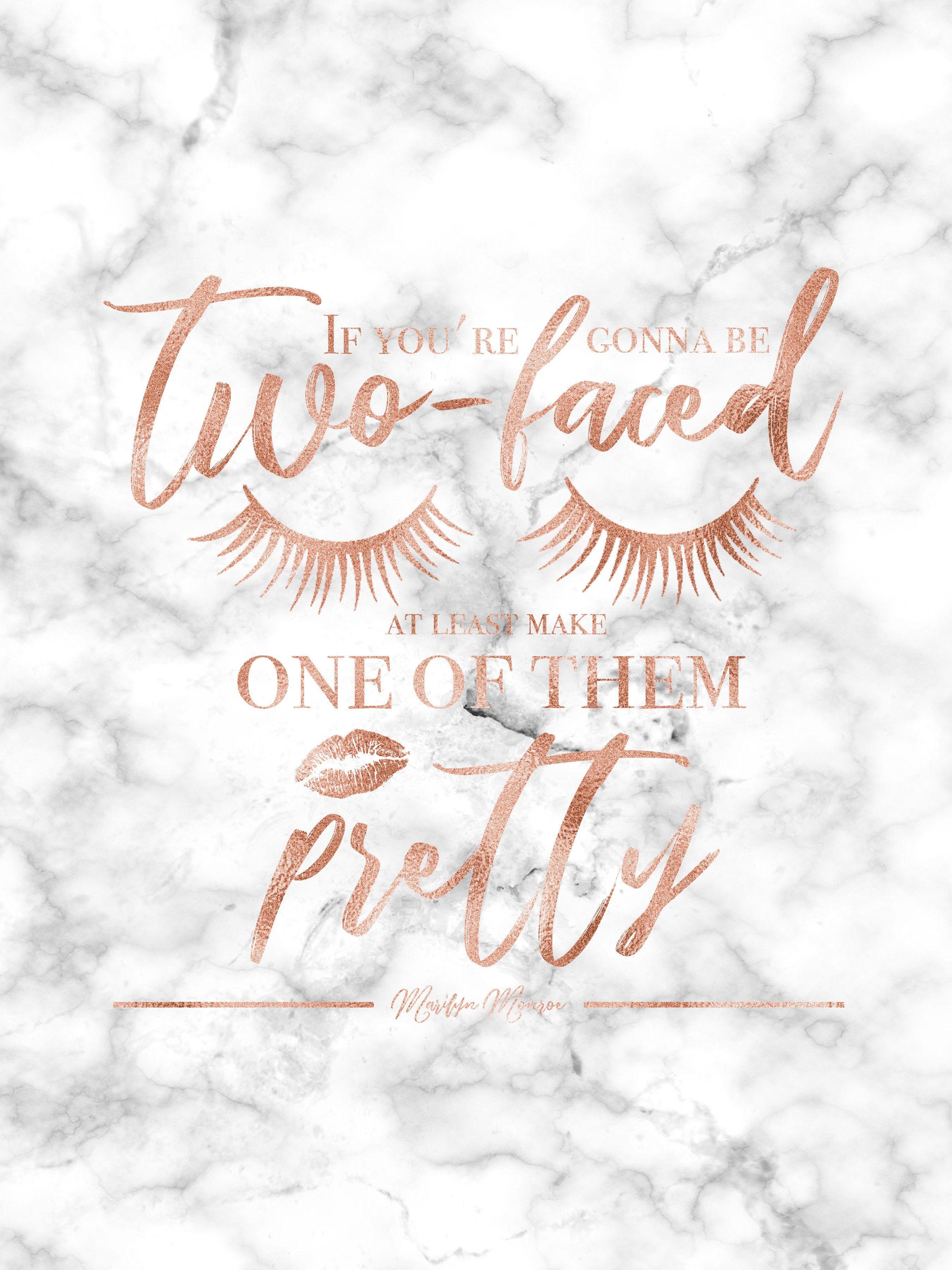 Rose Gold Quotes Wallpapers - Top Free Rose Gold Quotes Backgrounds ...