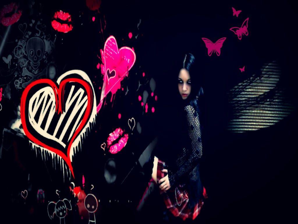 Emo Heart Wallpapers - Top Free Emo Heart Backgrounds - WallpaperAccess