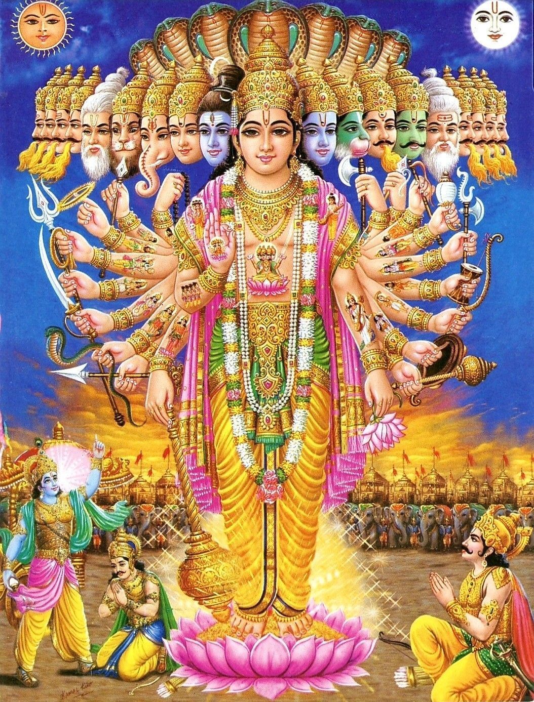 Krishna Virat Roop Wallpapers - Top Free Krishna Virat Roop Backgrounds ...