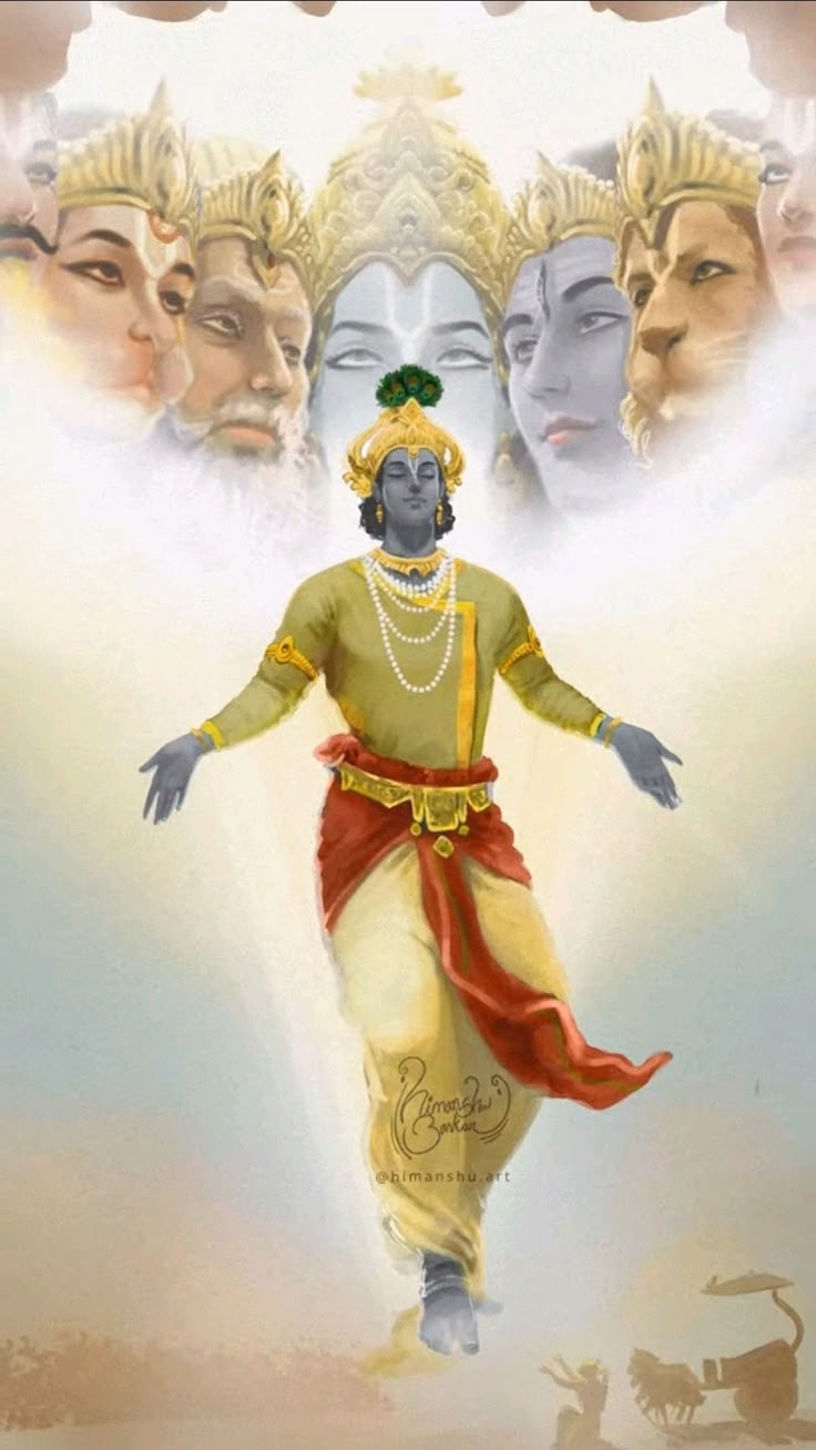 Krishna Virat Roop Wallpapers - Top Free Krishna Virat Roop Backgrounds ...