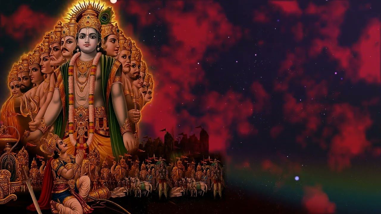 Krishna Virat Roop Wallpapers - Top Free Krishna Virat Roop Backgrounds ...