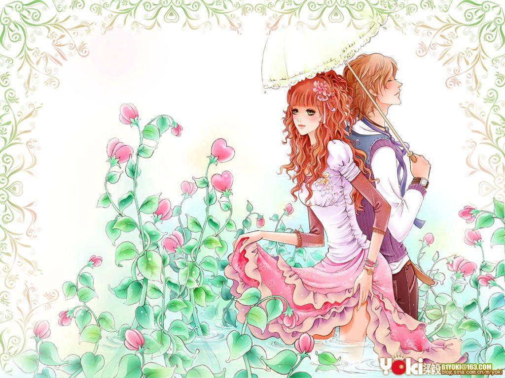 Flowers Cartoon Wallpapers - Top Free Flowers Cartoon Backgrounds ...