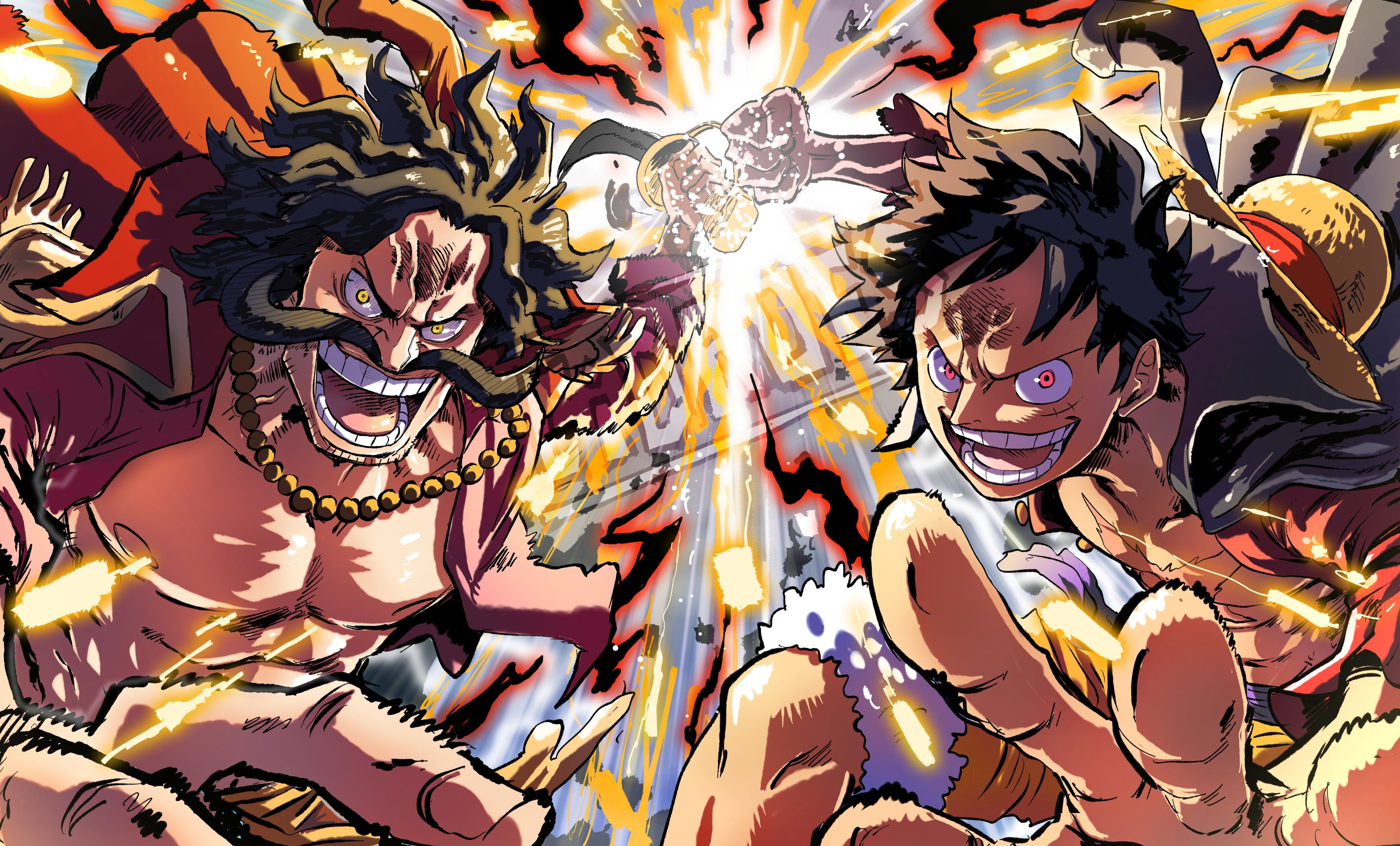 Luffy Fight Wallpapers - Top Free Luffy Fight Backgrounds - WallpaperAccess