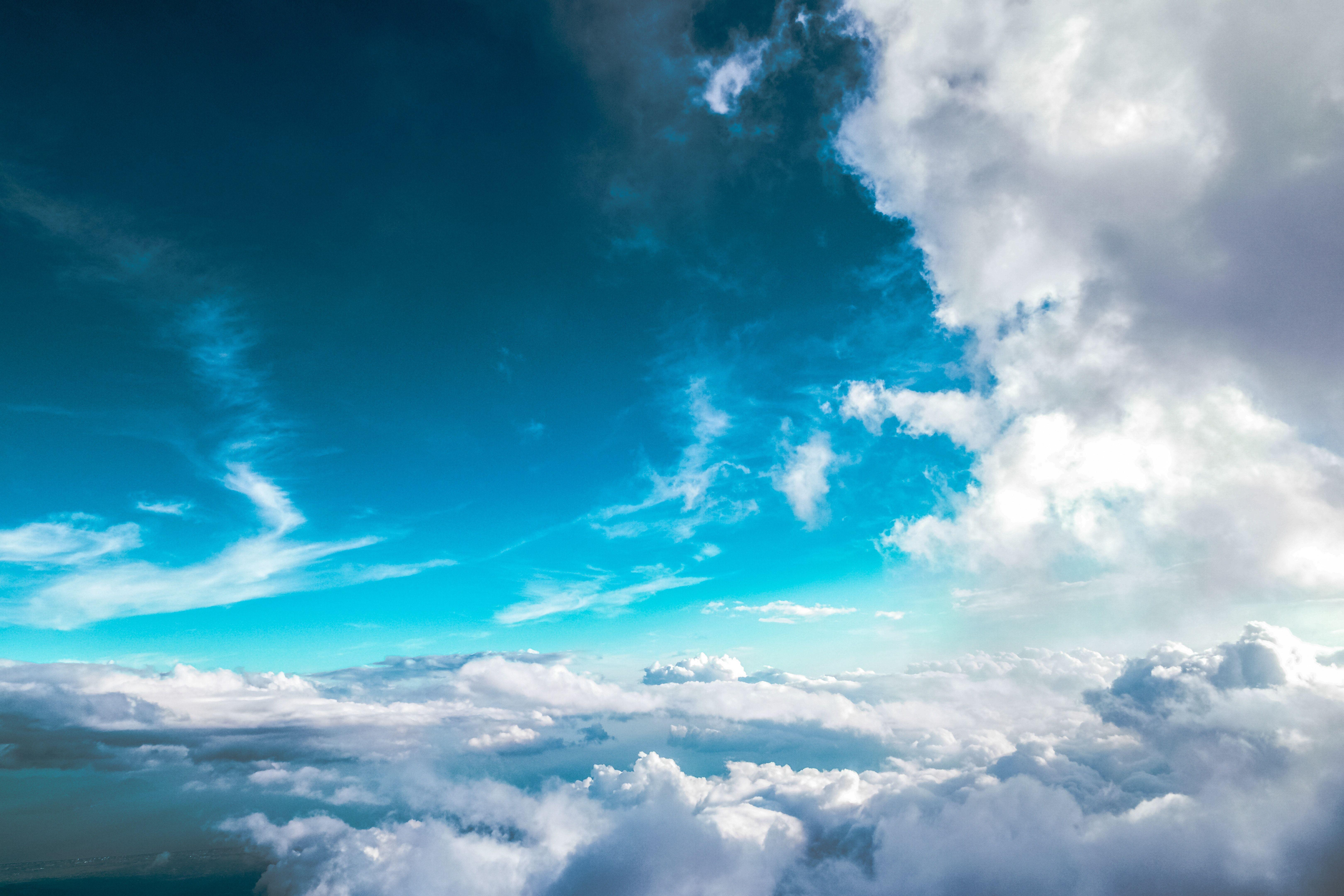 Blue Cloud Wallpapers - Top Free Blue Cloud Backgrounds - WallpaperAccess