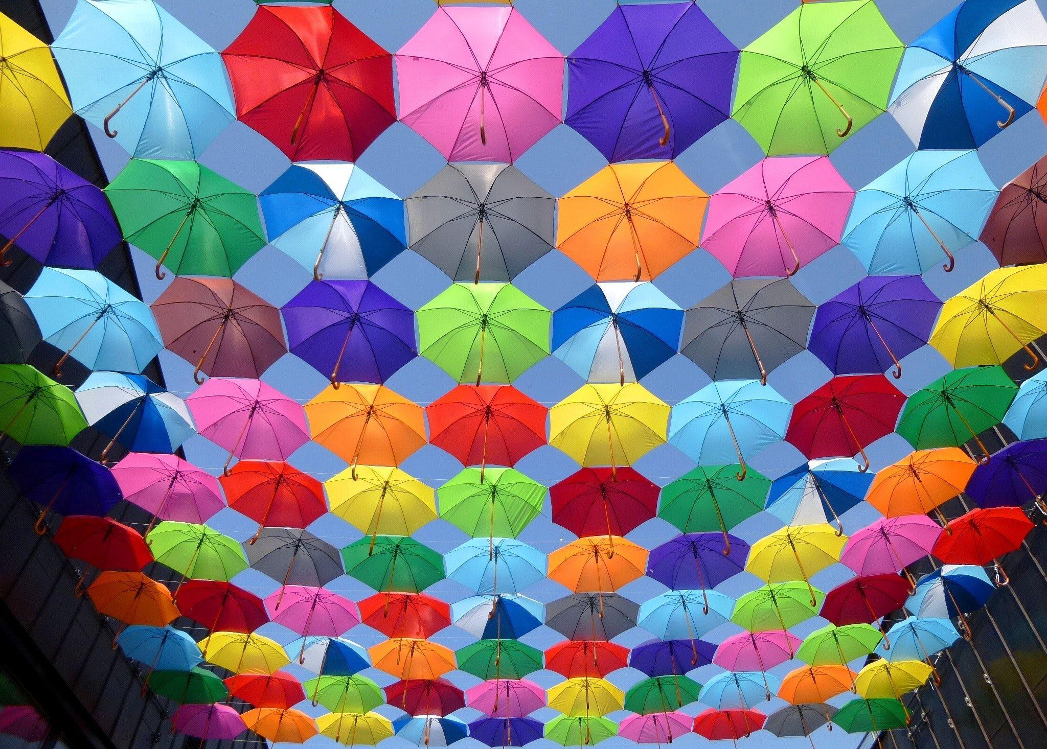 Colorful Umbrella Wallpapers - Top Free Colorful Umbrella Backgrounds ...