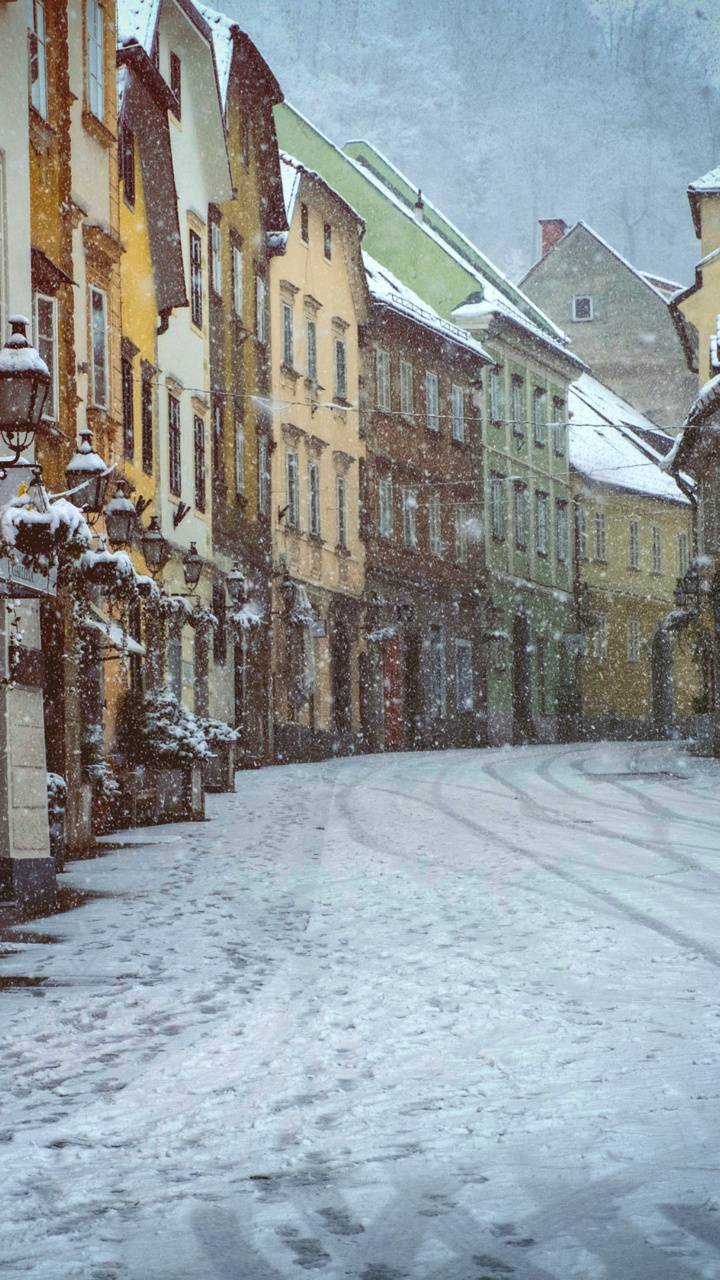 Street Snow Wallpapers - Top Free Street Snow Backgrounds - WallpaperAccess