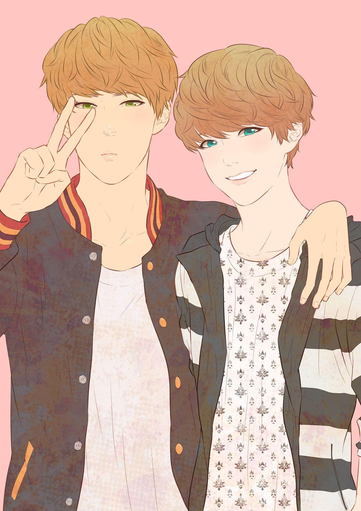 EXO Cartoon Wallpapers - Top Free EXO Cartoon Backgrounds - WallpaperAccess