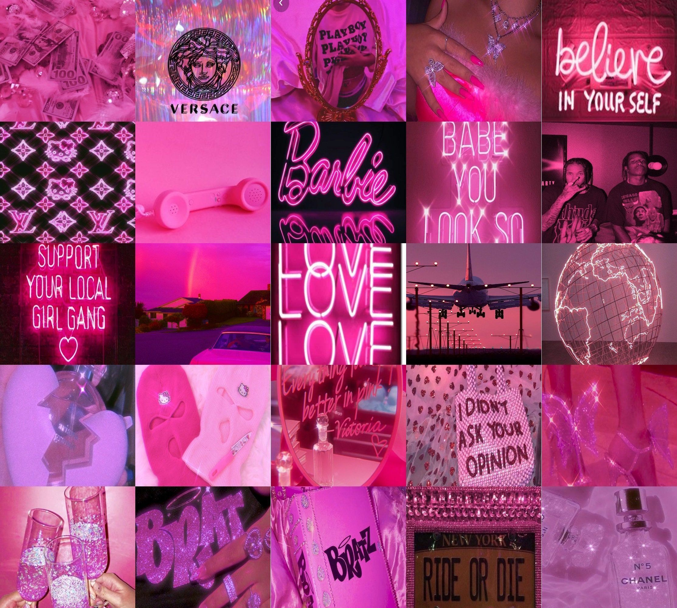 Baddie Collage Wallpapers - Top Free Baddie Collage Backgrounds ...