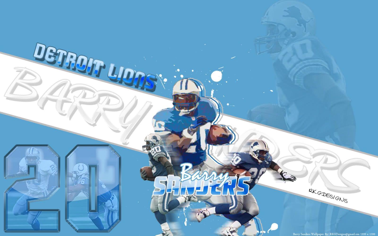 Barry Sanders Wallpapers - Top Free Barry Sanders Backgrounds ...