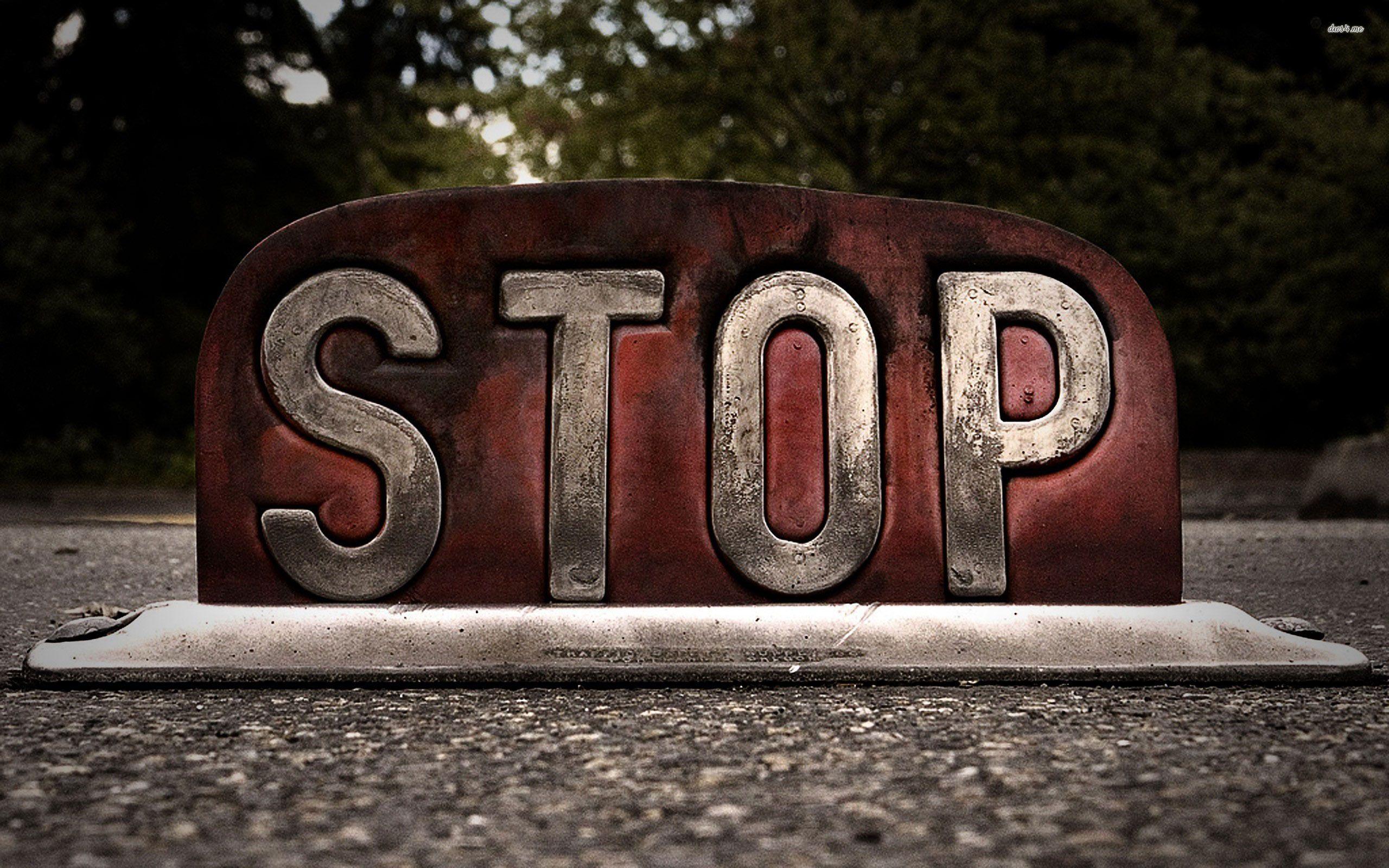 Stop Sign Wallpapers - Top Free Stop Sign Backgrounds - WallpaperAccess