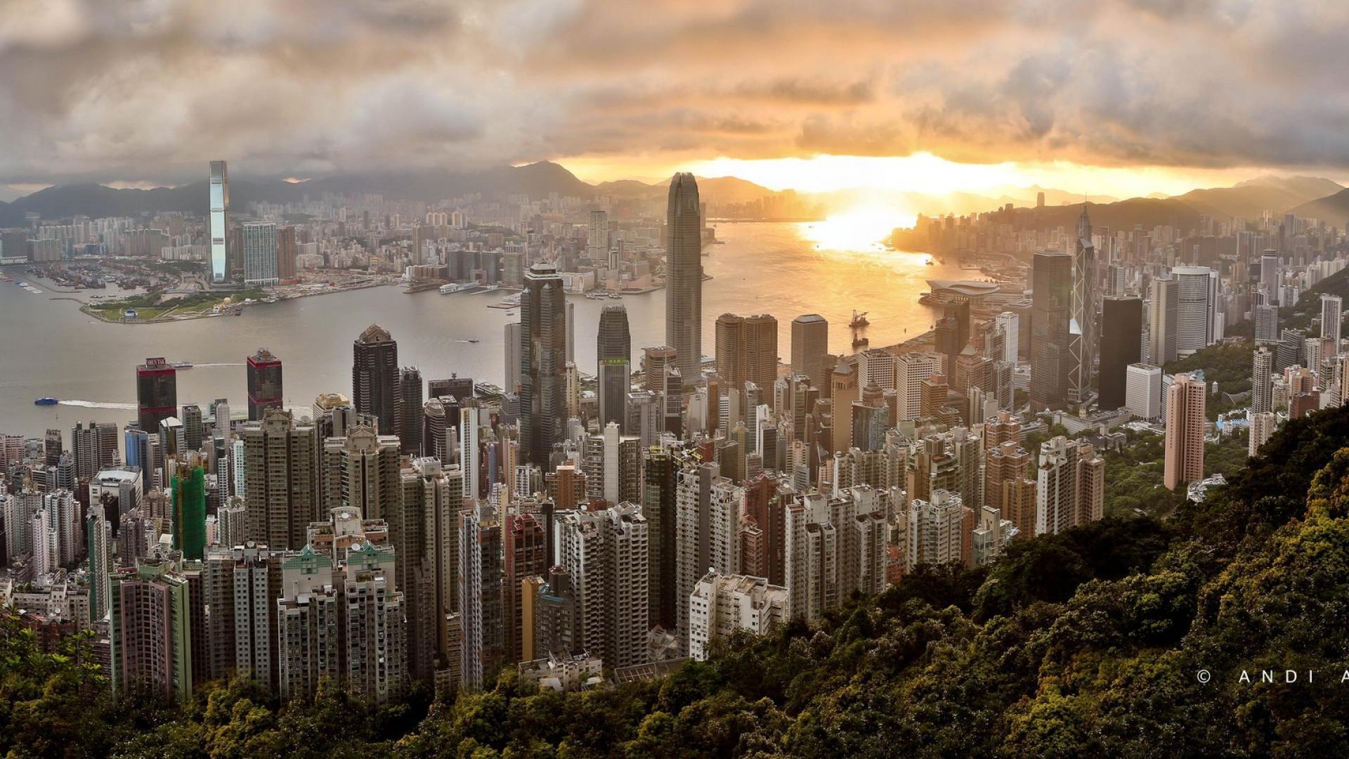 Hong Kong Skyline Wallpapers - Top Free Hong Kong Skyline Backgrounds - WallpaperAccess