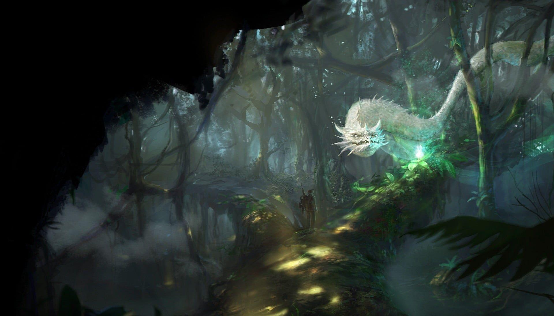 Forest Dragon Wallpapers - Top Free Forest Dragon Backgrounds - WallpaperAccess