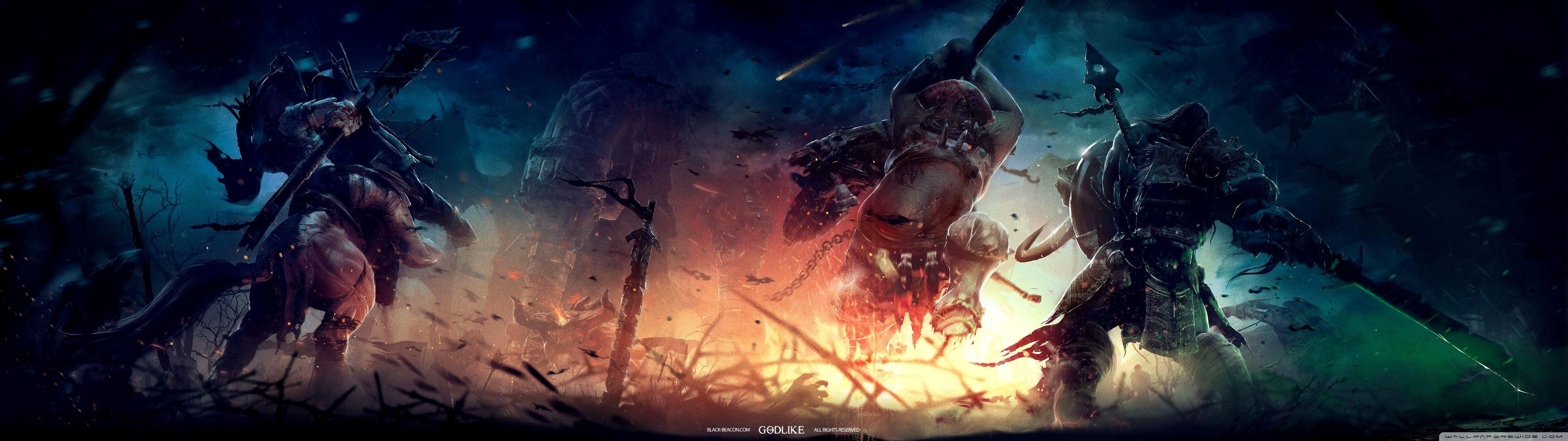 Dual Monitor Gaming Wallpapers - Top Free Dual Monitor Gaming ...