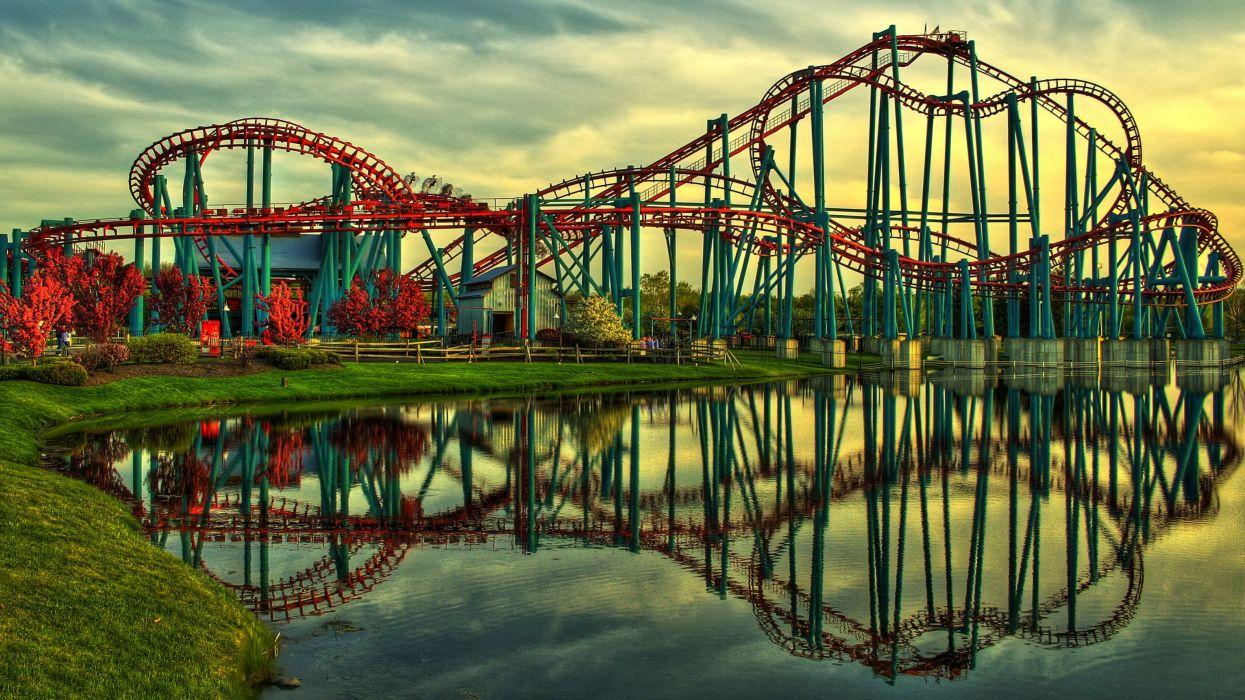 Amusement Park Wallpapers - Top Free Amusement Park Backgrounds - WallpaperAccess