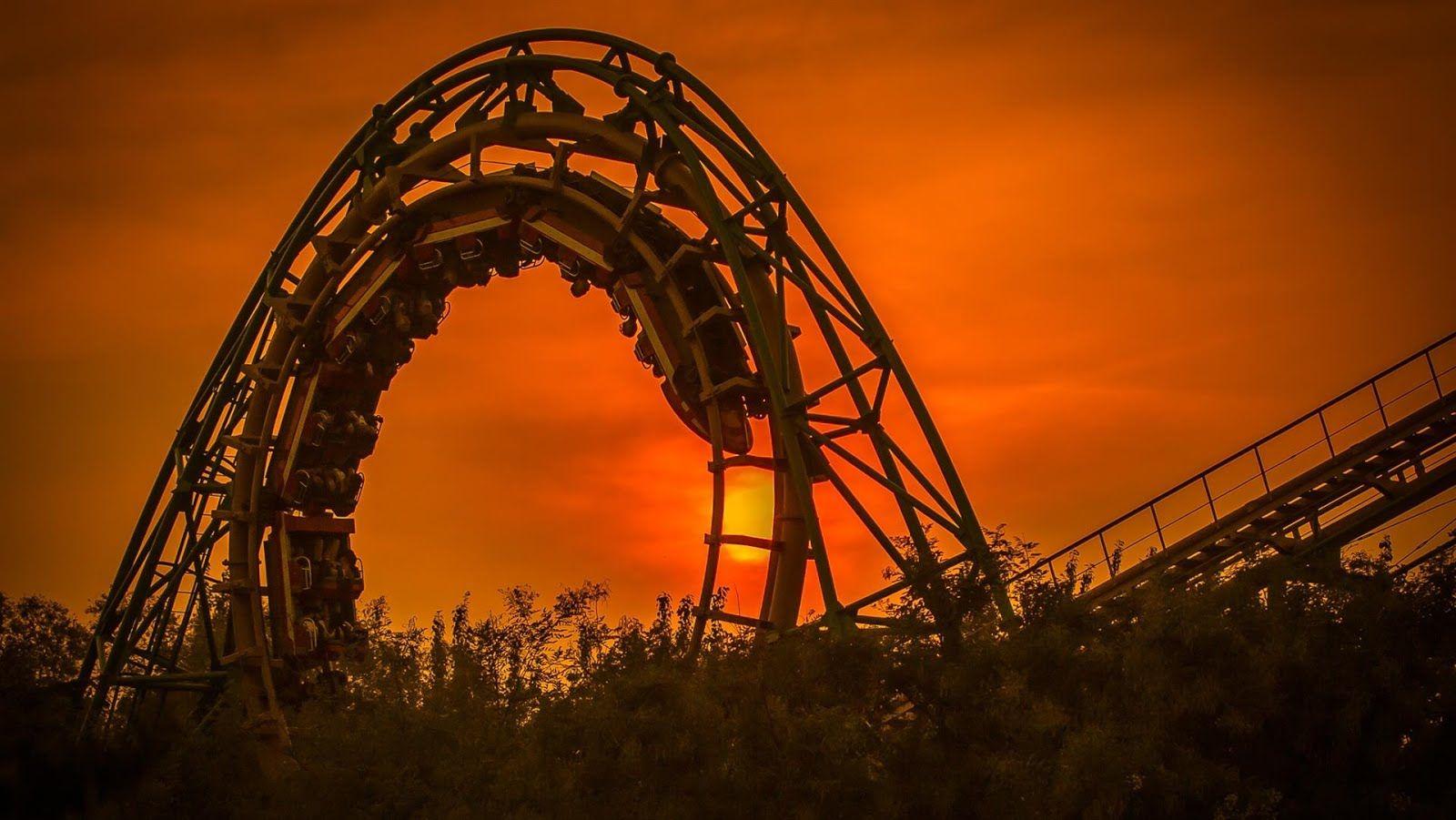 Roller Coaster Wallpapers - Top Free Roller Coaster Backgrounds - WallpaperAccess
