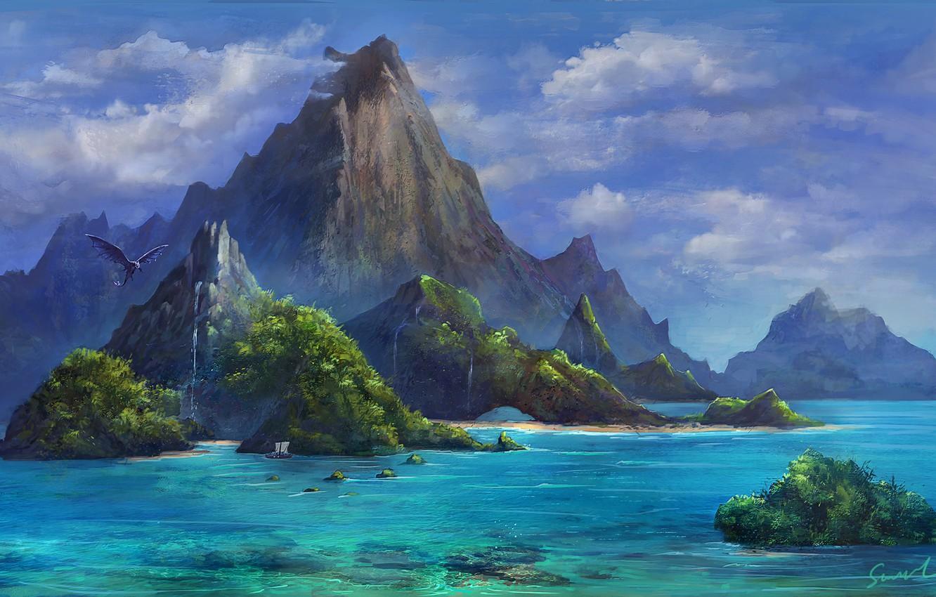 Mountain Sea Wallpapers - Top Free Mountain Sea Backgrounds ...