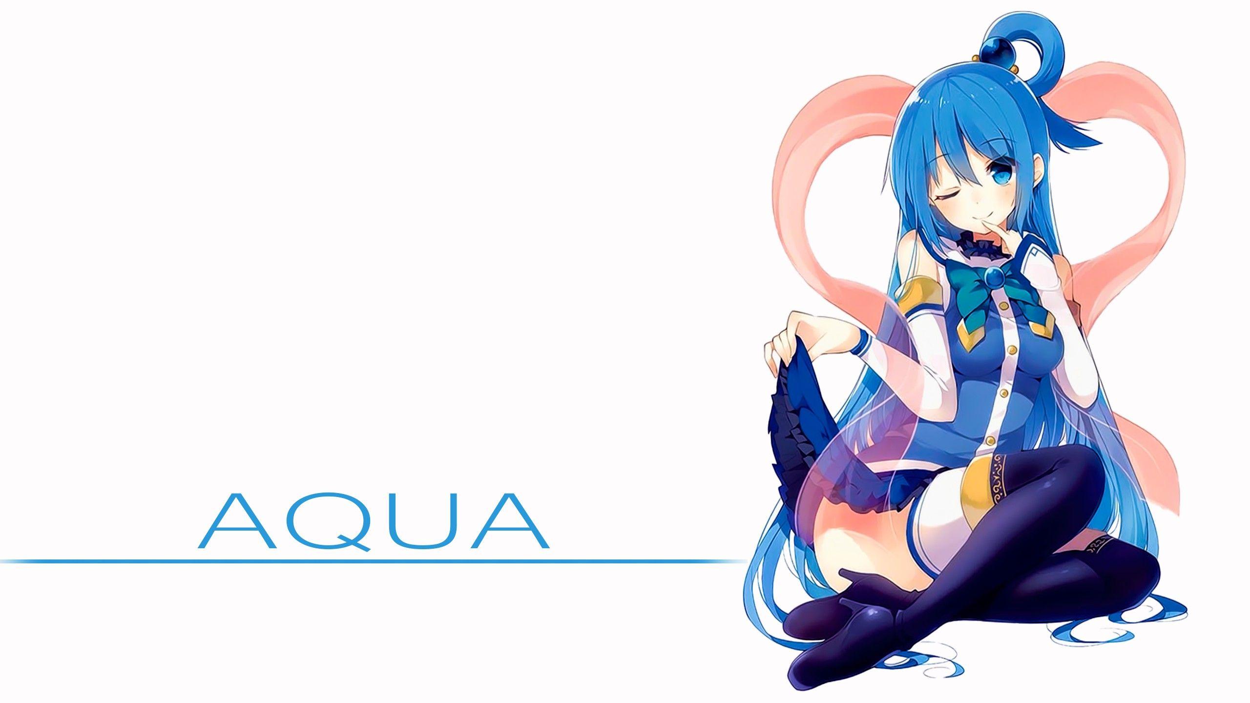 Aqua Konosuba Wallpapers - Top Free Aqua Konosuba Backgrounds - WallpaperAccess