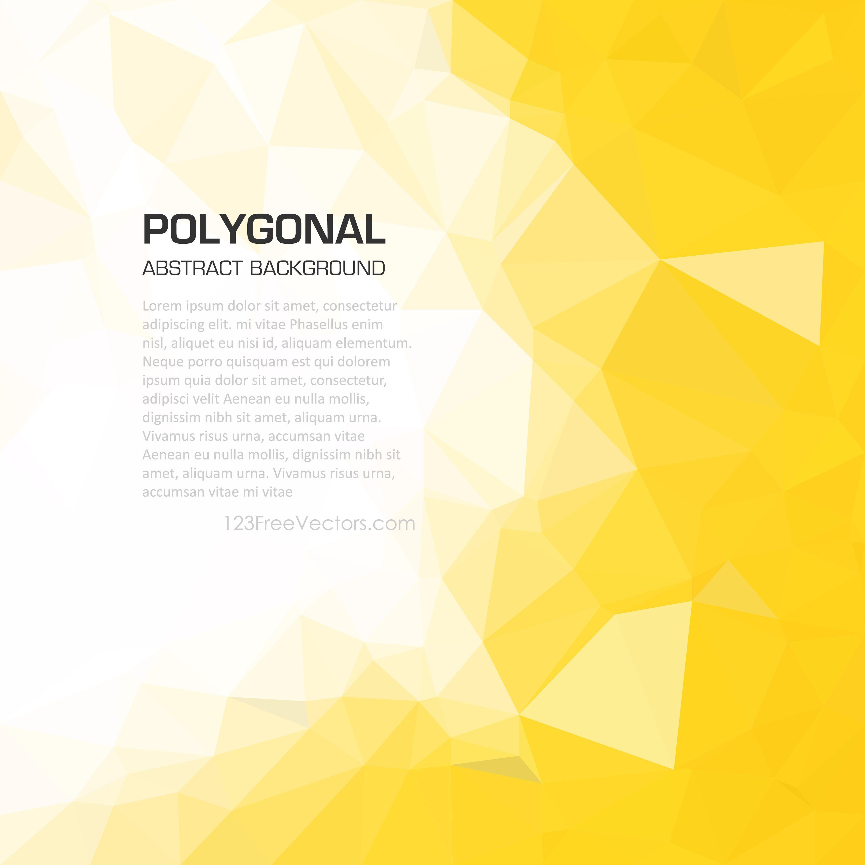 Yellow Polygon Wallpapers - Top Free Yellow Polygon Backgrounds ...