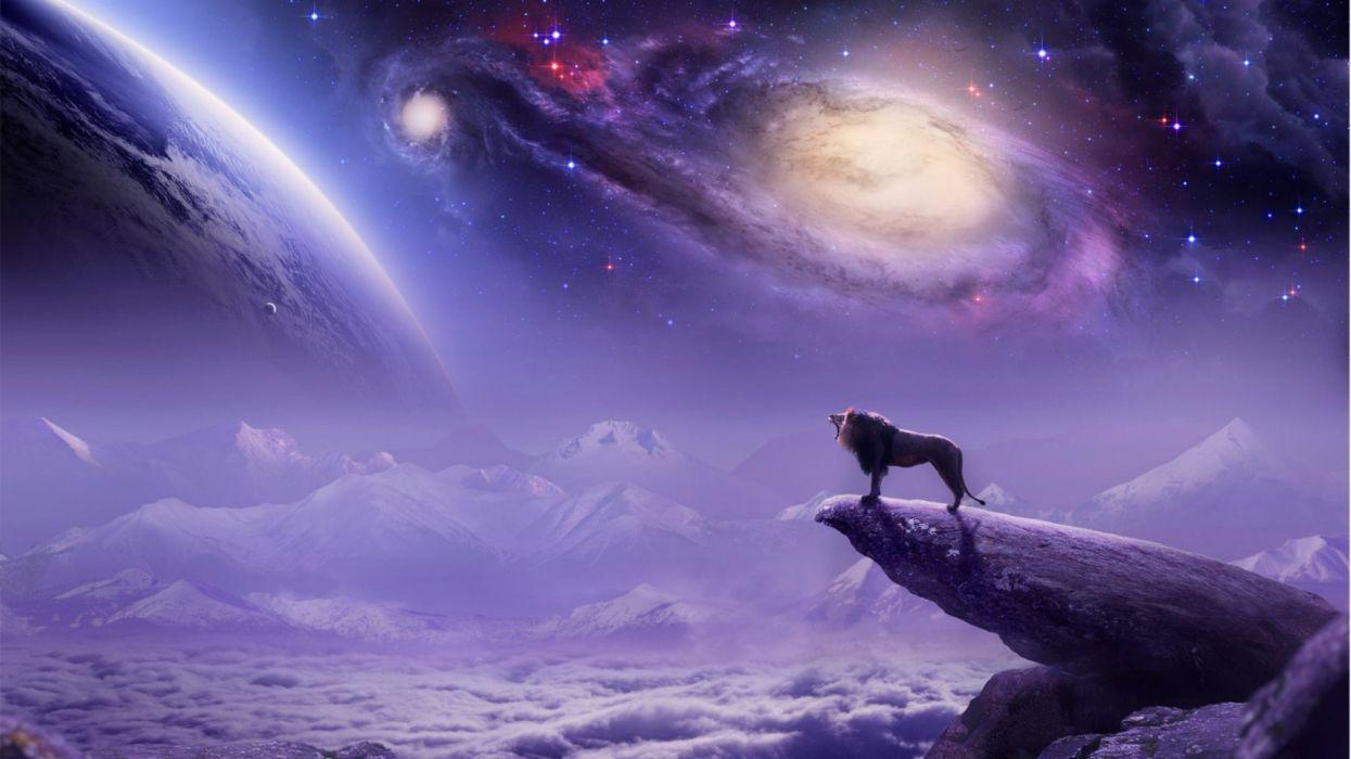 Space Lion Wallpapers - Top Free Space Lion Backgrounds - WallpaperAccess