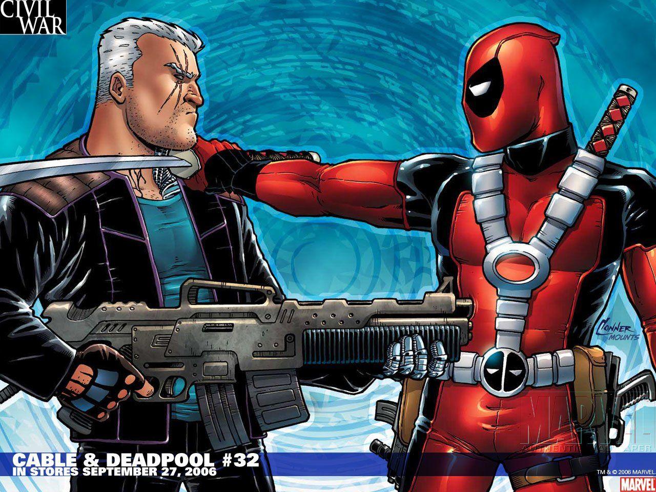 Deadpool Vs Cable Wallpapers - Top Free Deadpool Vs Cable Backgrounds ...