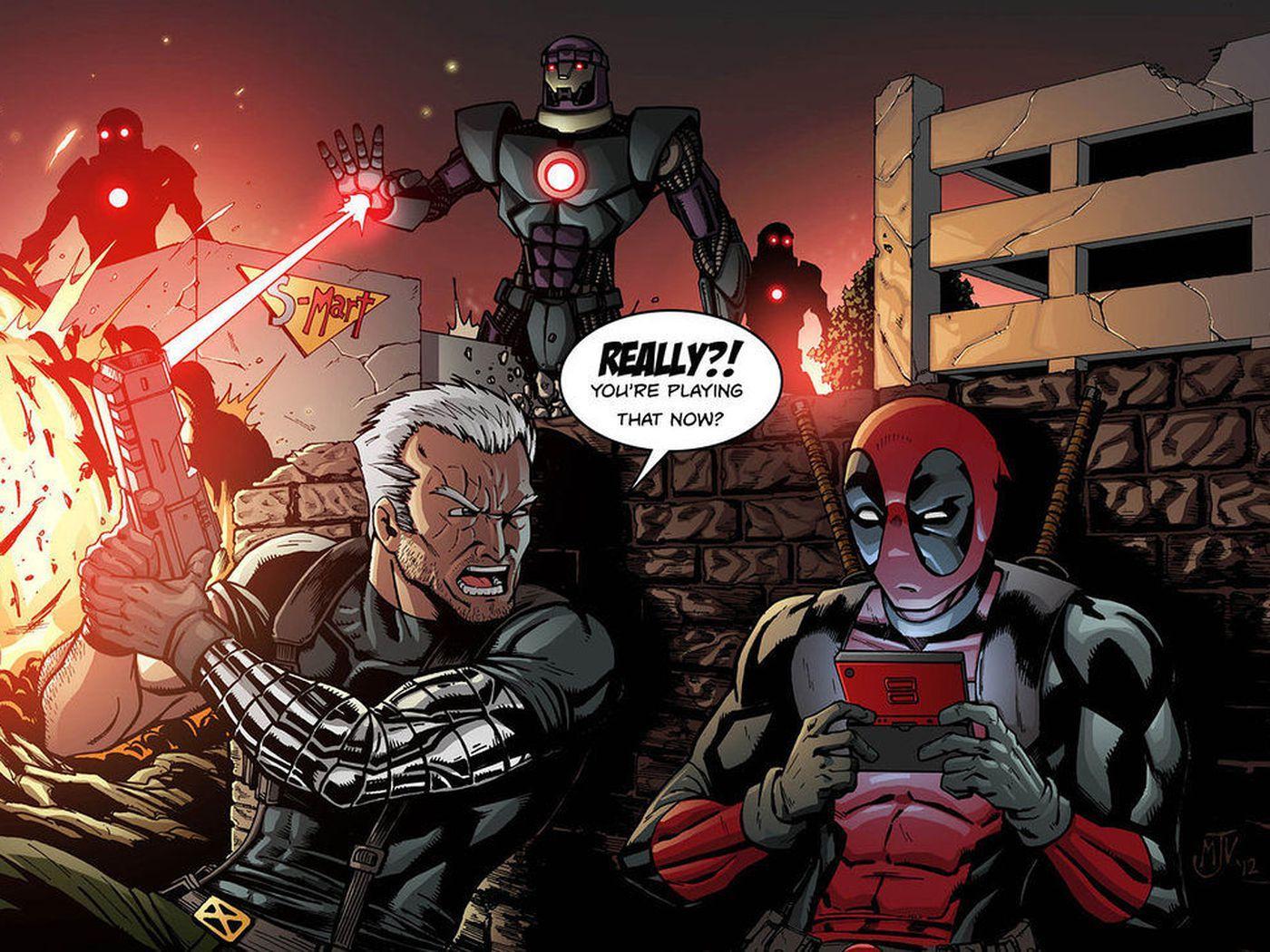 Deadpool Vs Cable Wallpapers - Top Free Deadpool Vs Cable Backgrounds ...