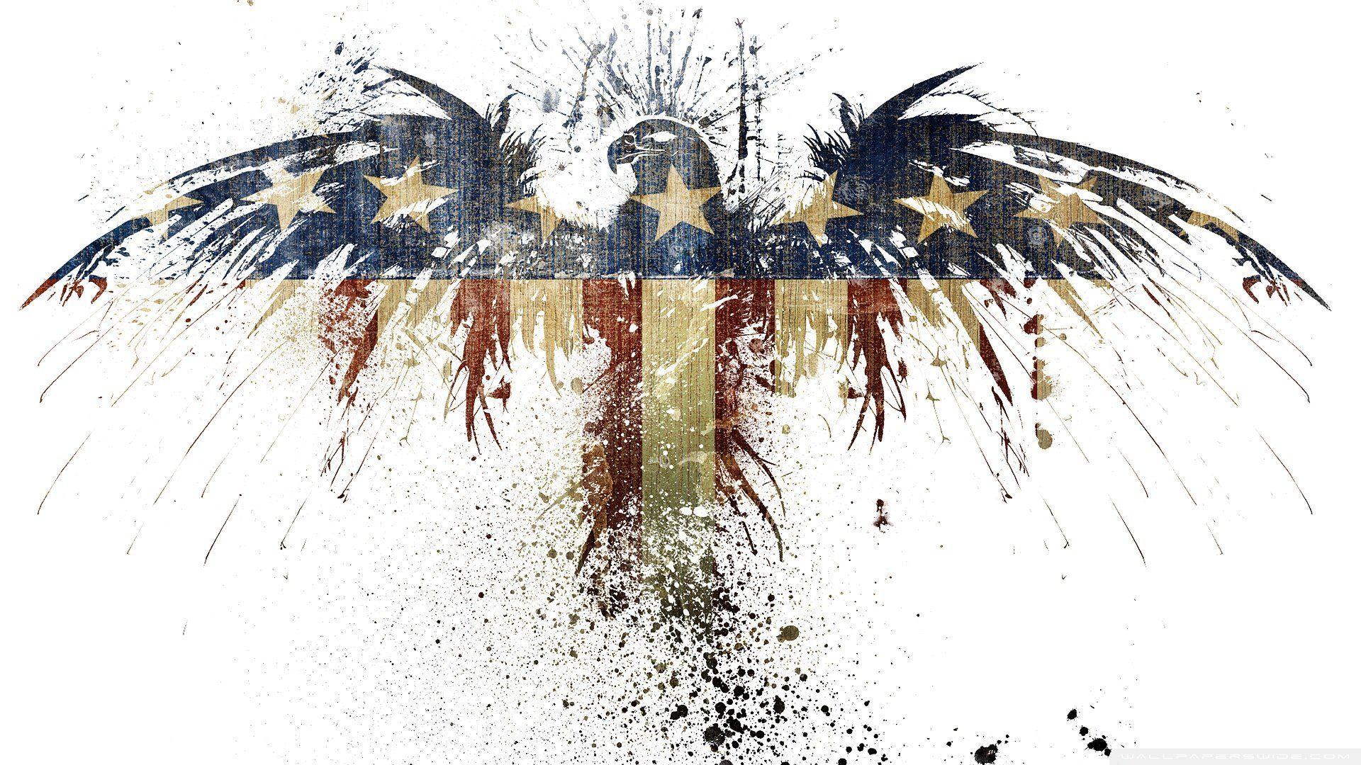 Us Eagle Flag Wallpapers - Top Free Us Eagle Flag Backgrounds ...