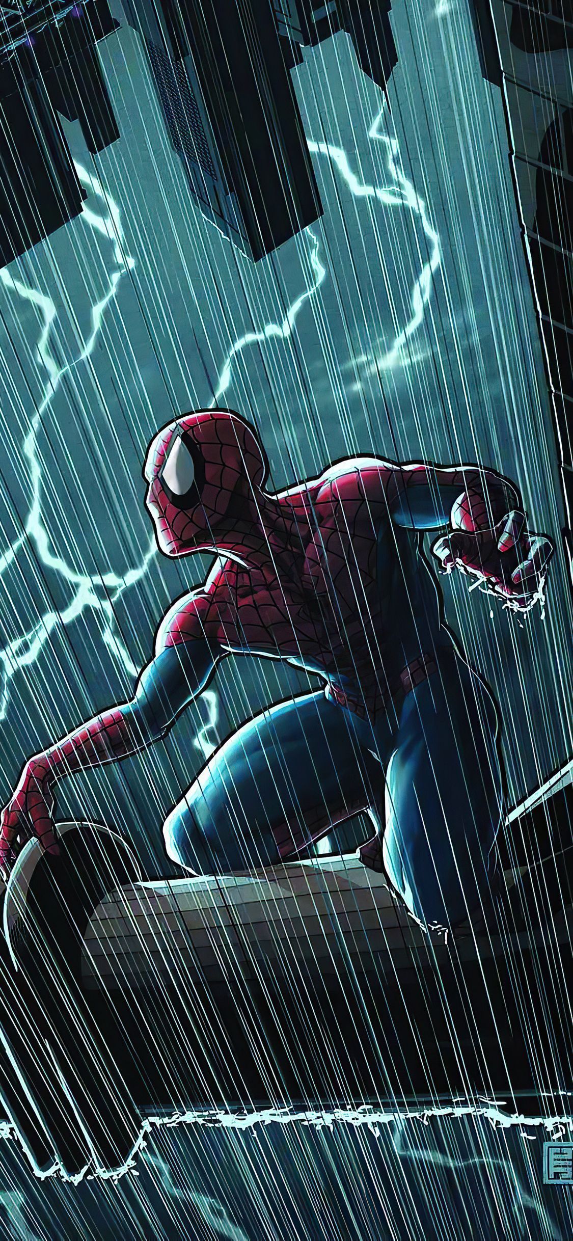 Spider Man Rain Wallpapers - Top Free Spider Man Rain Backgrounds ...