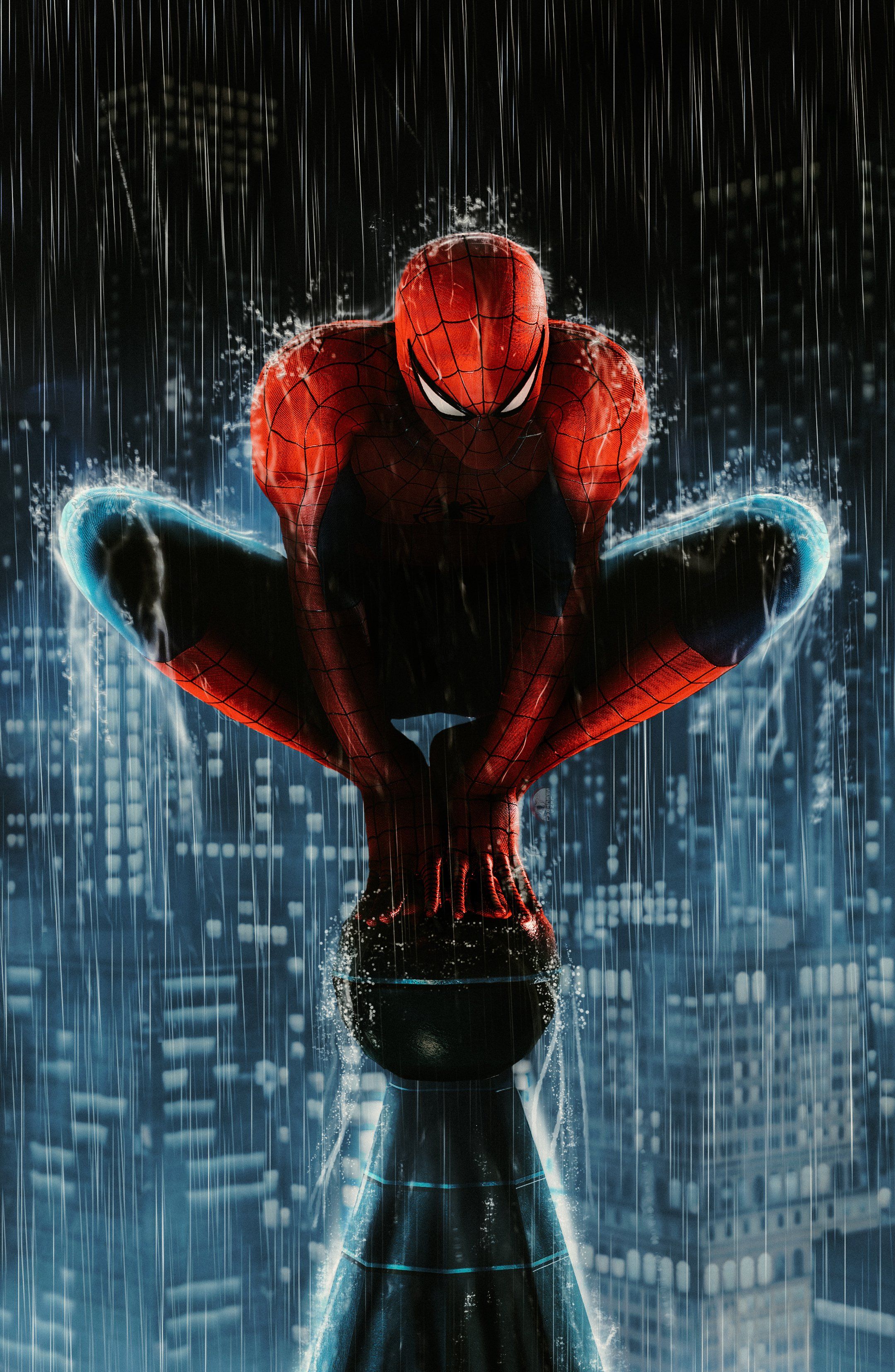 Spider Man Rain Wallpapers - Top Free Spider Man Rain Backgrounds ...