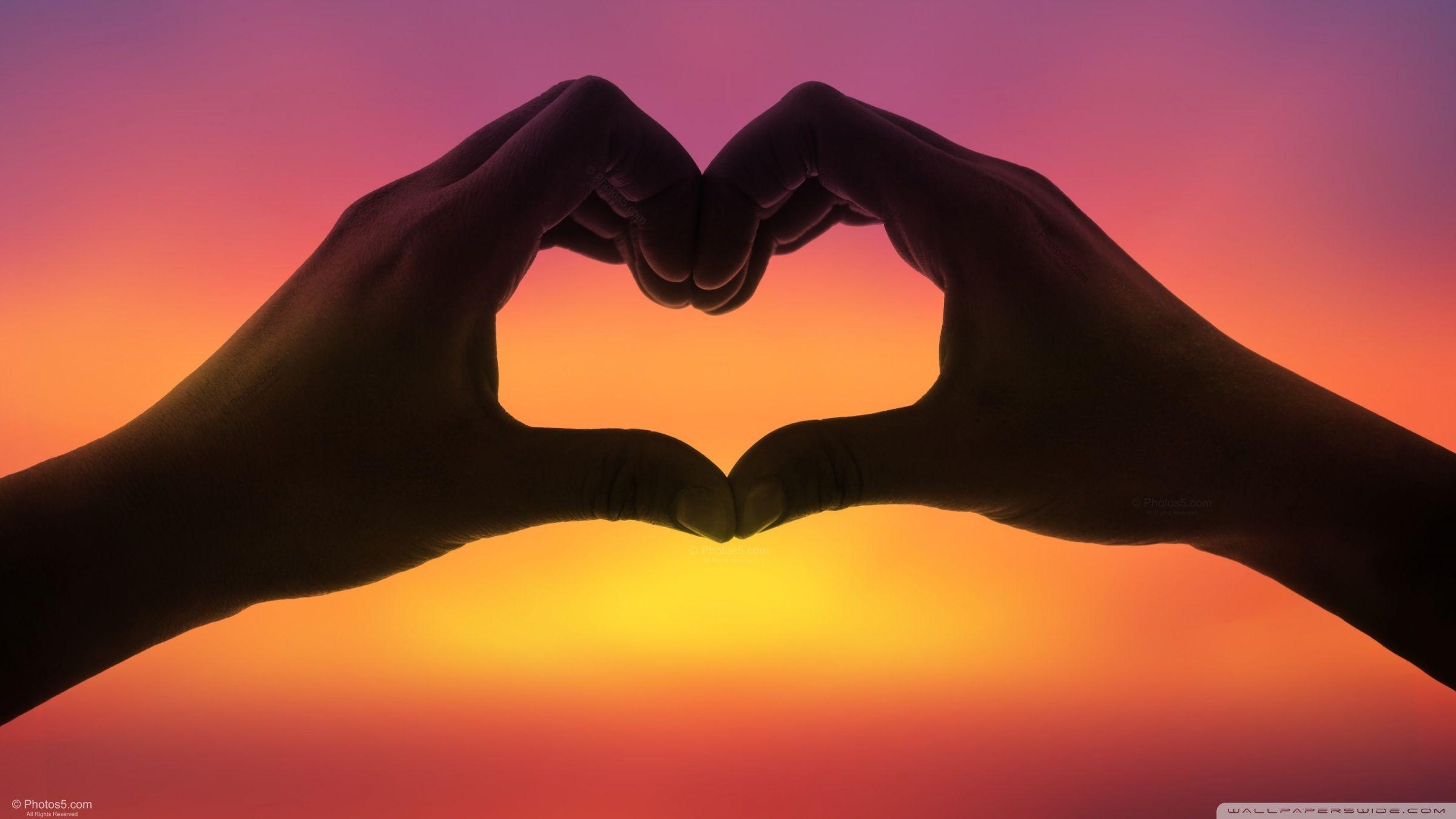 Sunset Heart Wallpapers - Top Free Sunset Heart Backgrounds ...