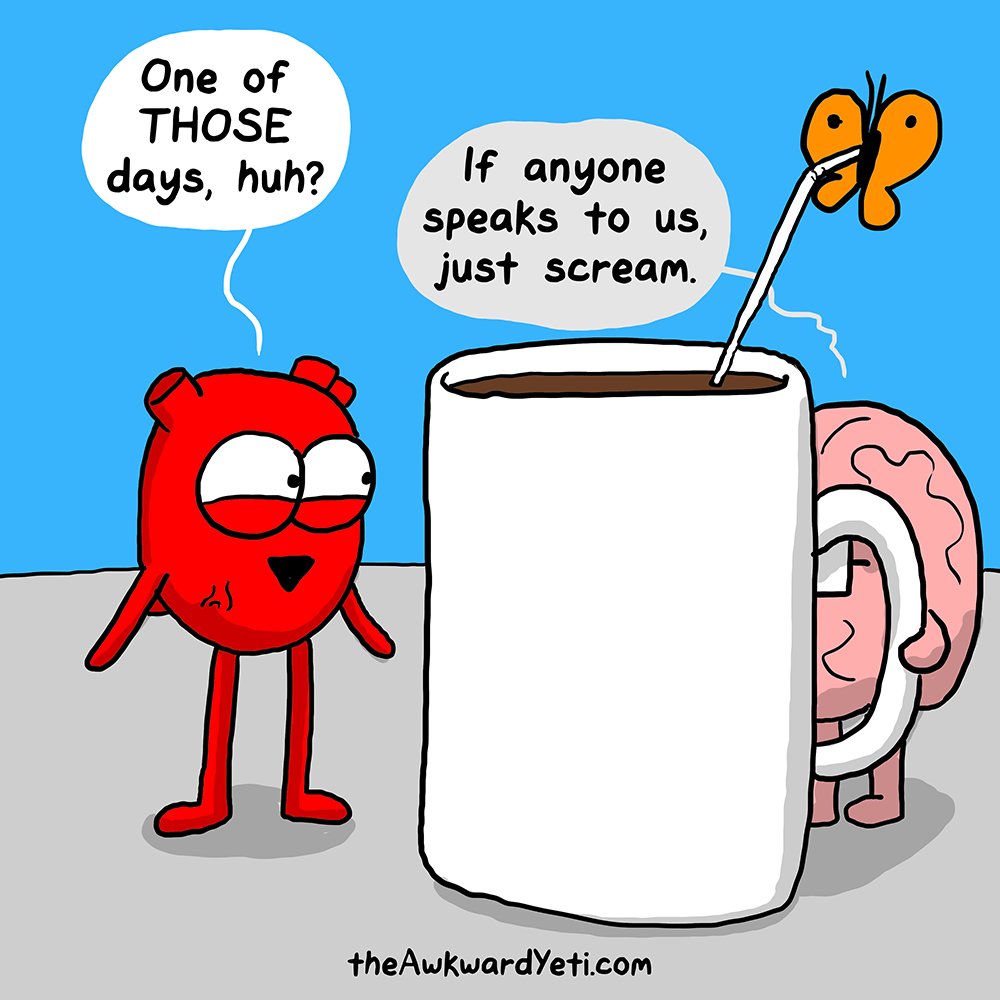 Heart And Brain: An Awkward Yeti Collection Wallpapers - Top Free Heart ...
