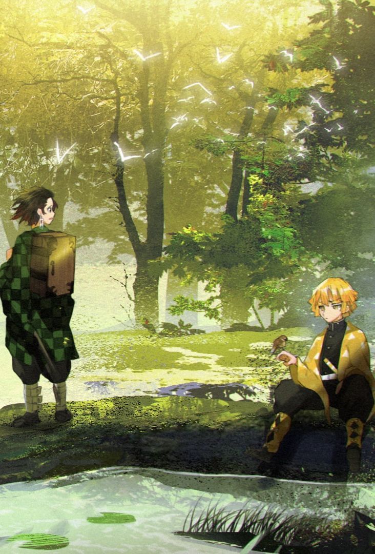 Demon Slayer Forest Wallpapers - Top Free Demon Slayer Forest ...