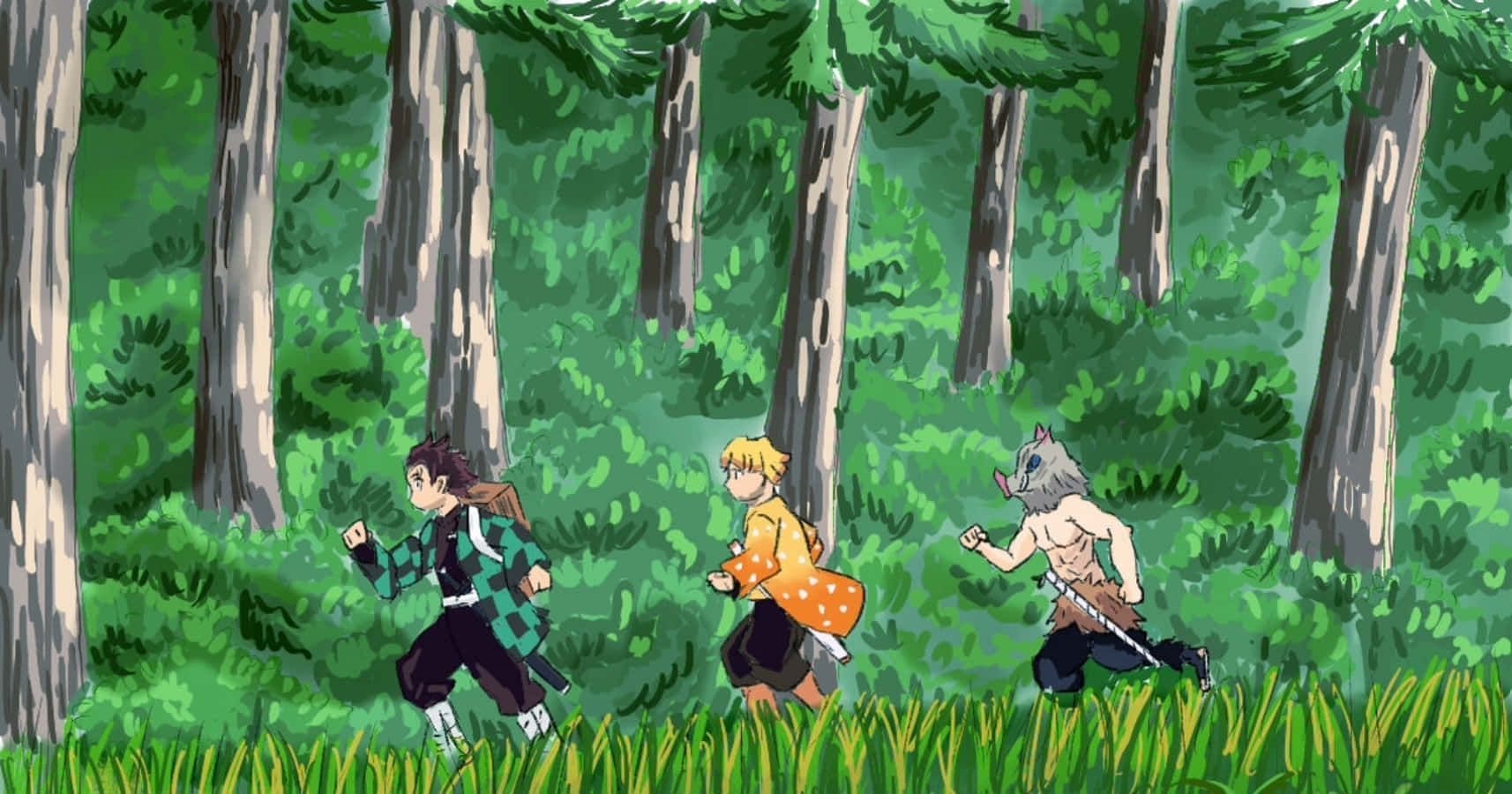 Demon Slayer Forest Wallpapers - Top Free Demon Slayer Forest ...