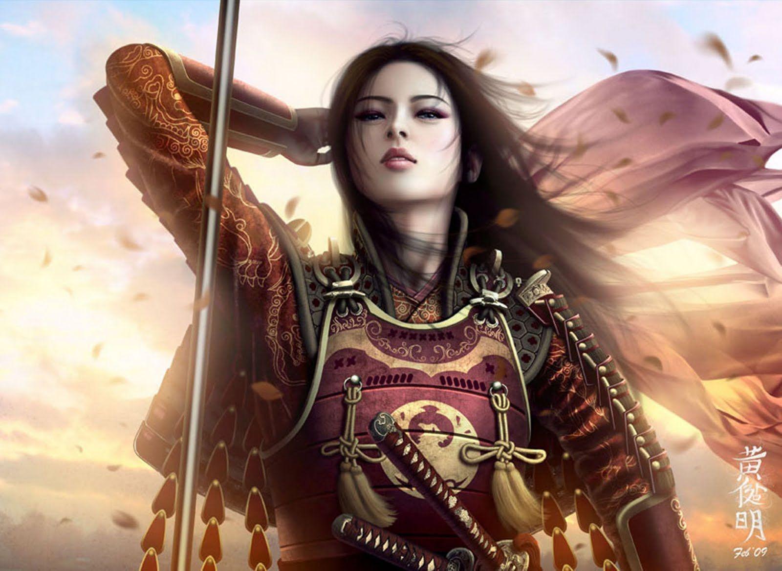 Japanese Samurai Girl Wallpapers - Top Free Japanese Samurai Girl ...