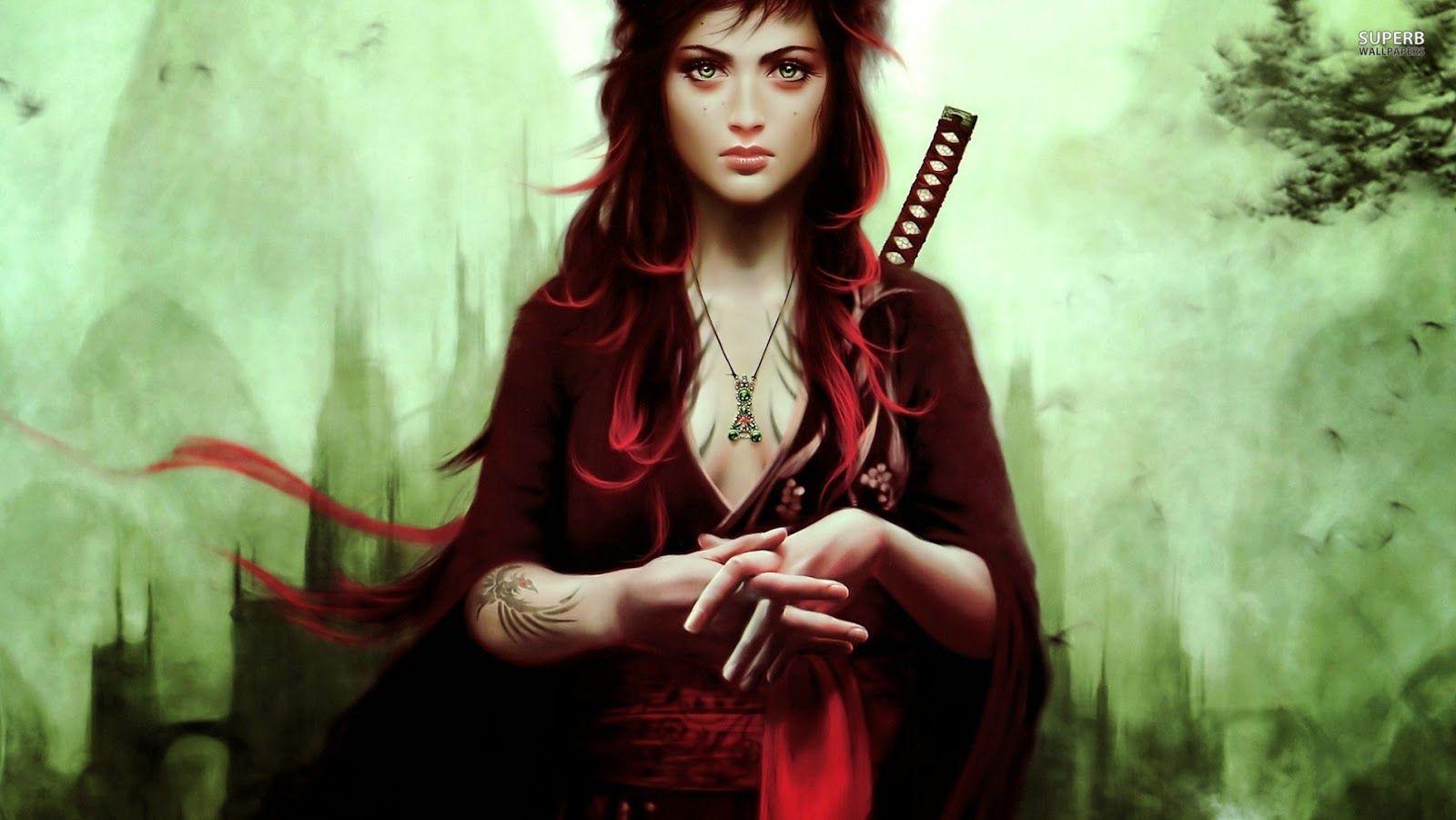 Japanese Samurai Girl Wallpapers - Top Free Japanese Samurai Girl ...