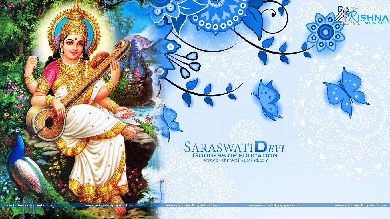 Saraswati Devi Wallpapers - Top Free Saraswati Devi Backgrounds ...