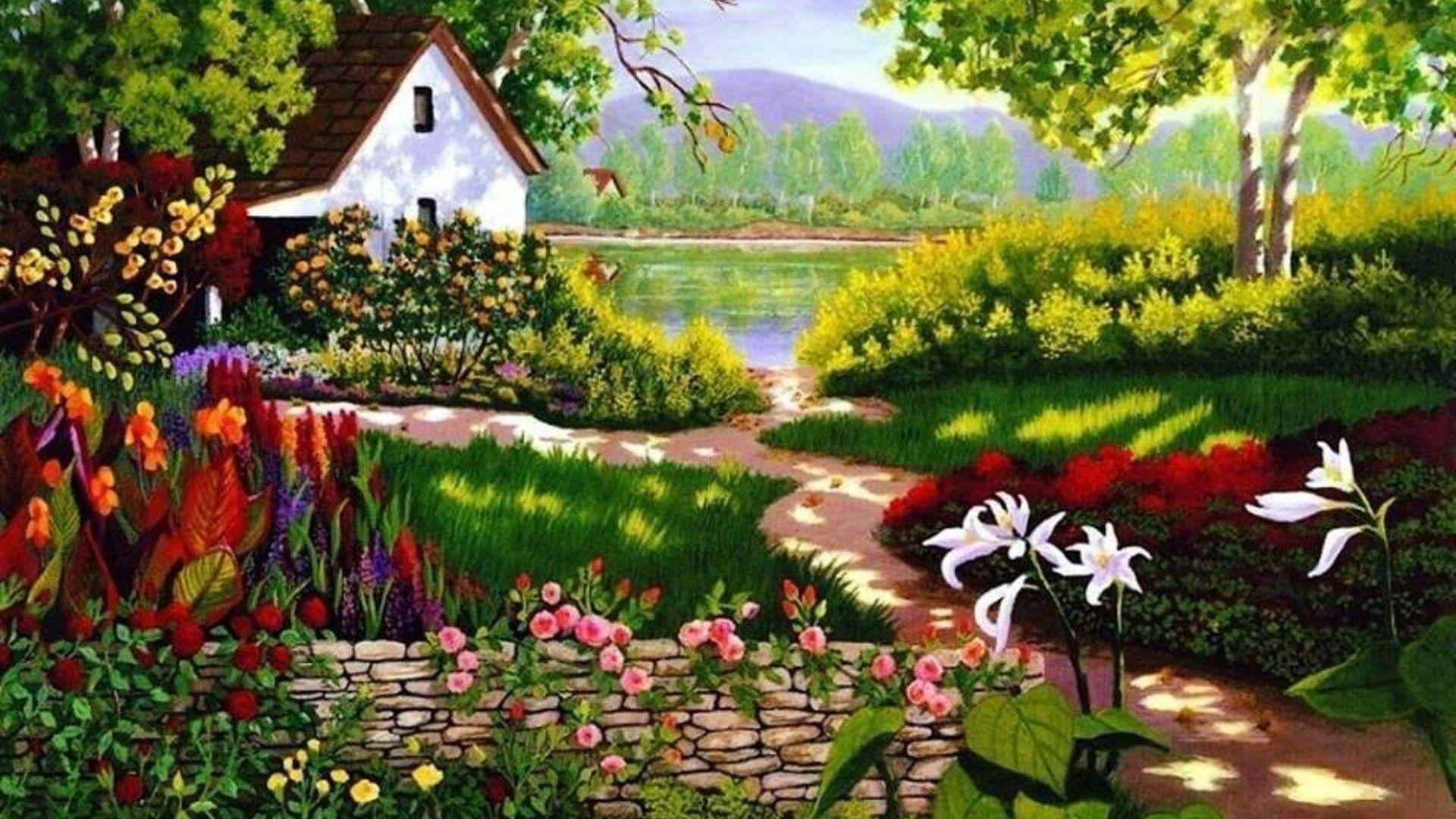 Spring Painting Wallpapers - Top Free Spring Painting Backgrounds ...