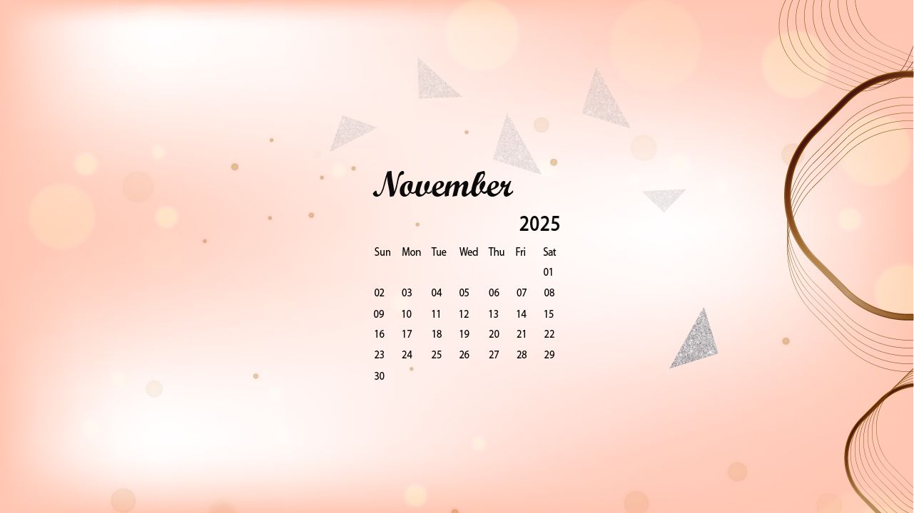 November 2025 Calendar Wallpapers - Top Free November 2025 Calendar ...