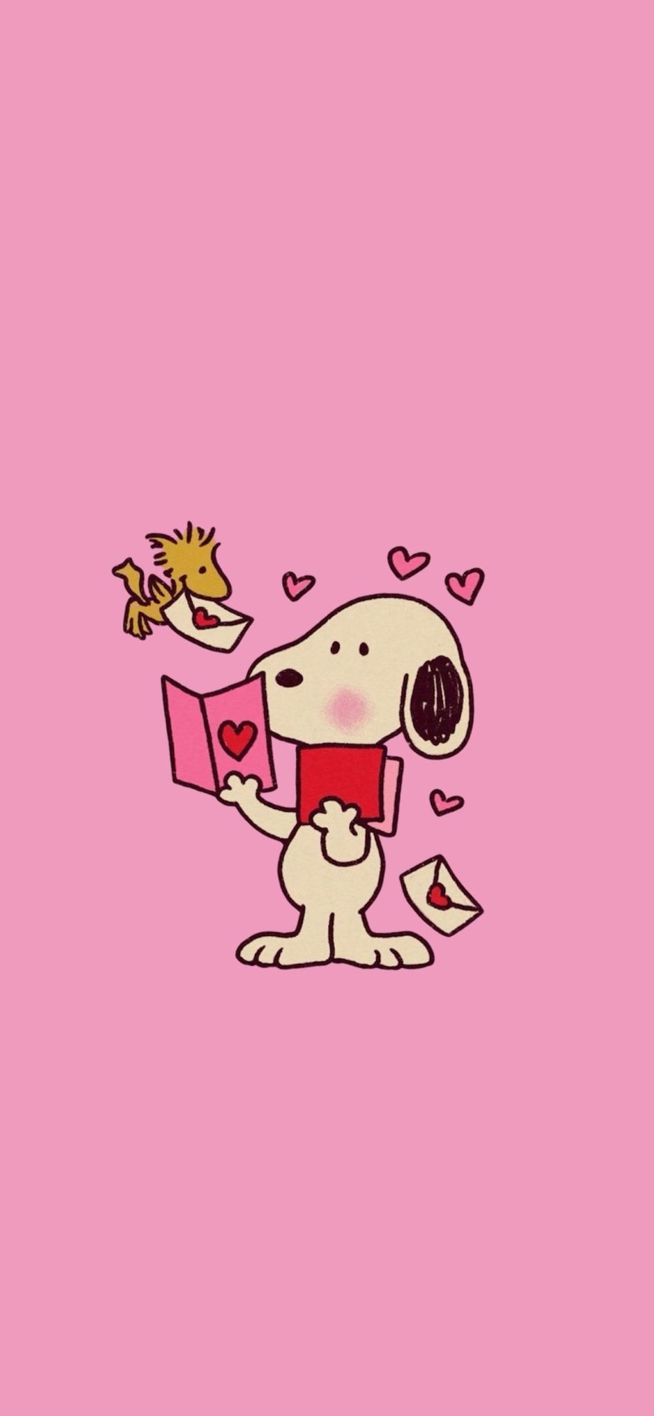 Snoopy Pink Wallpapers - Top Free Snoopy Pink Backgrounds - WallpaperAccess