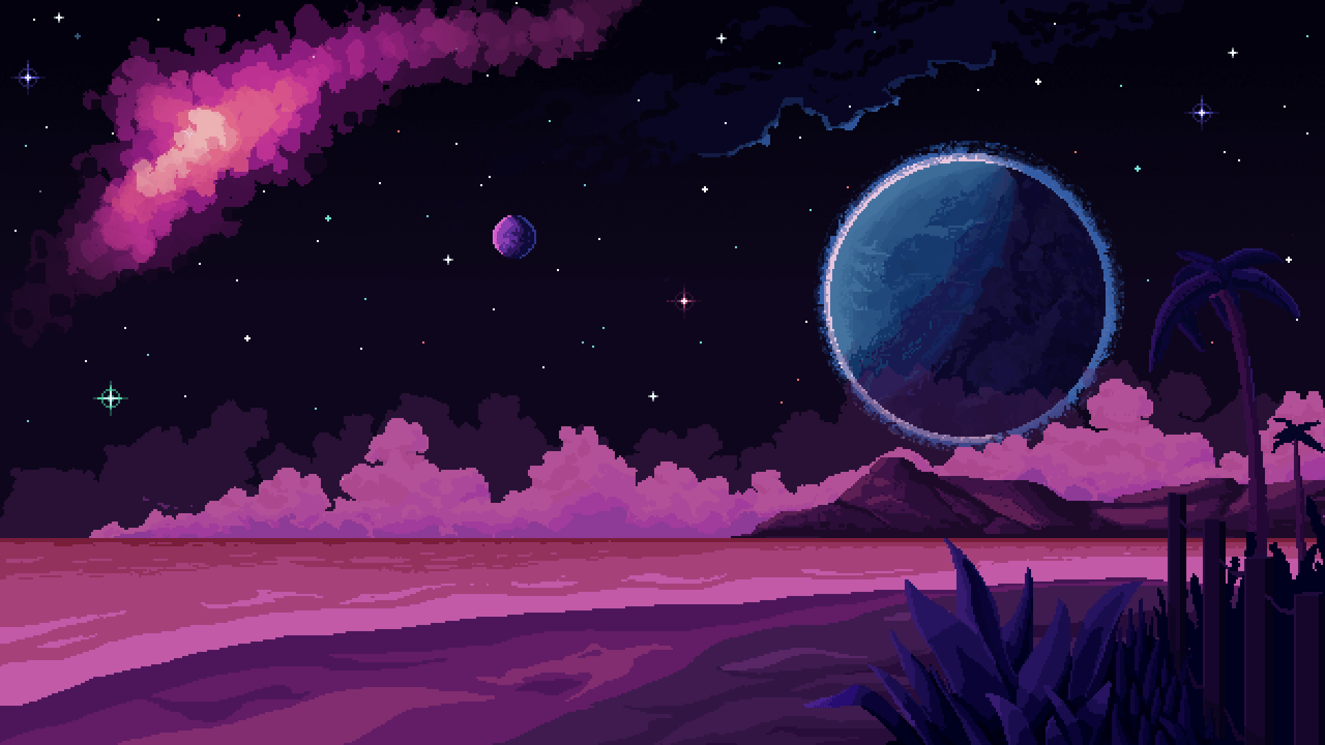 Pixel Space Gif Wallpapers - Top Free Pixel Space Gif Backgrounds ...