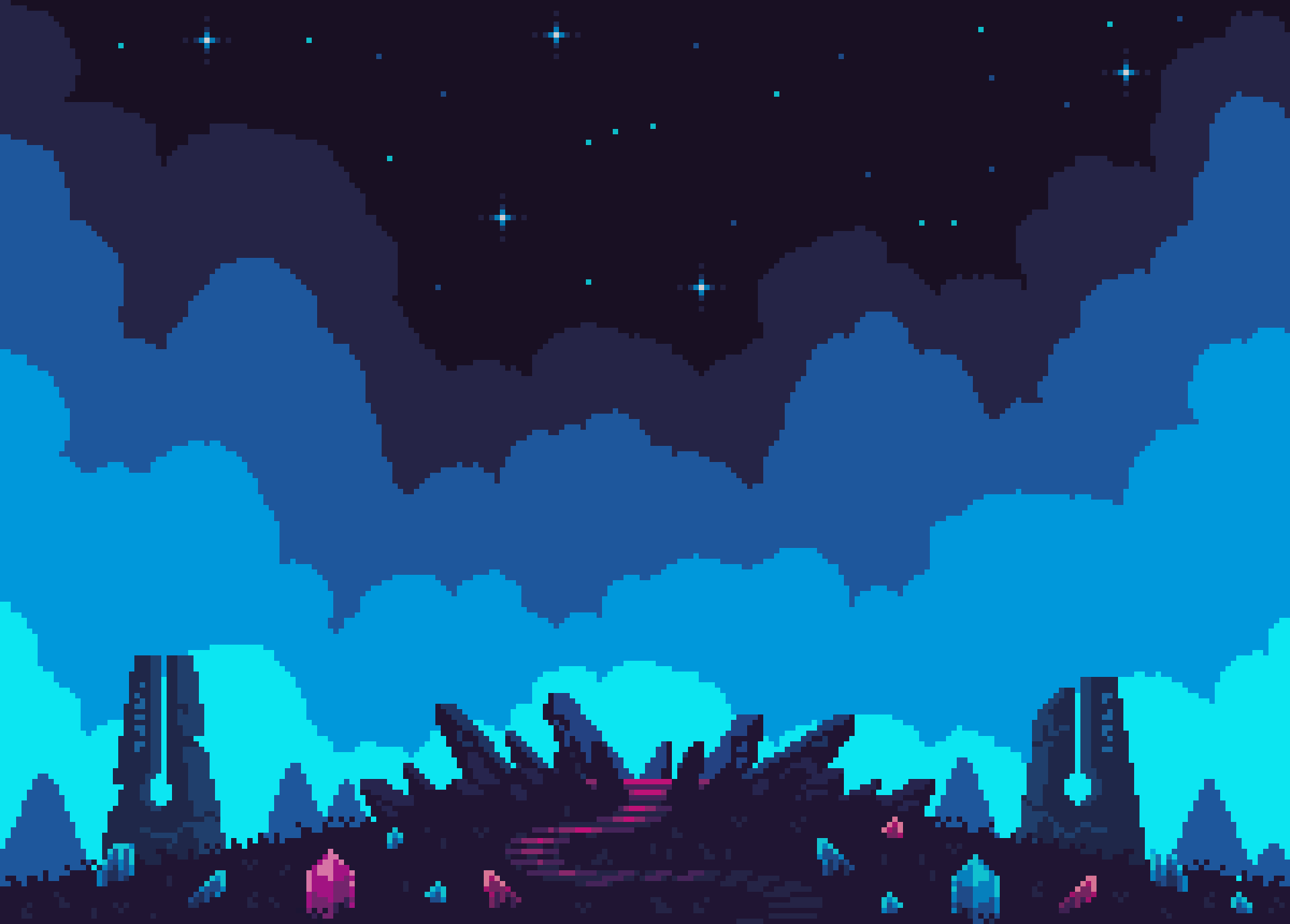Pixel Space Gif Wallpapers - Top Free Pixel Space Gif Backgrounds ...