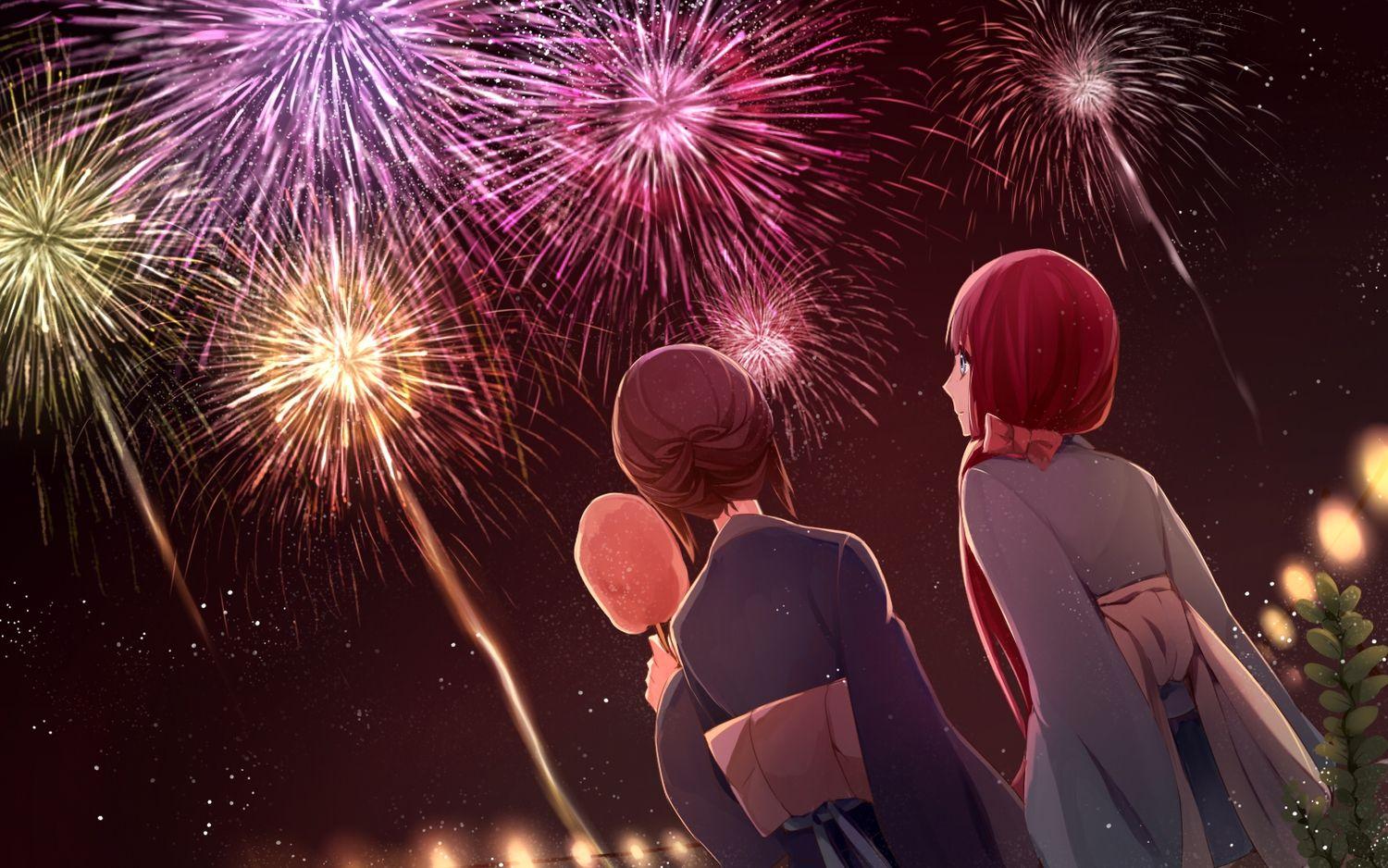Firework Anime Wallpapers - Top Free Firework Anime Backgrounds ...